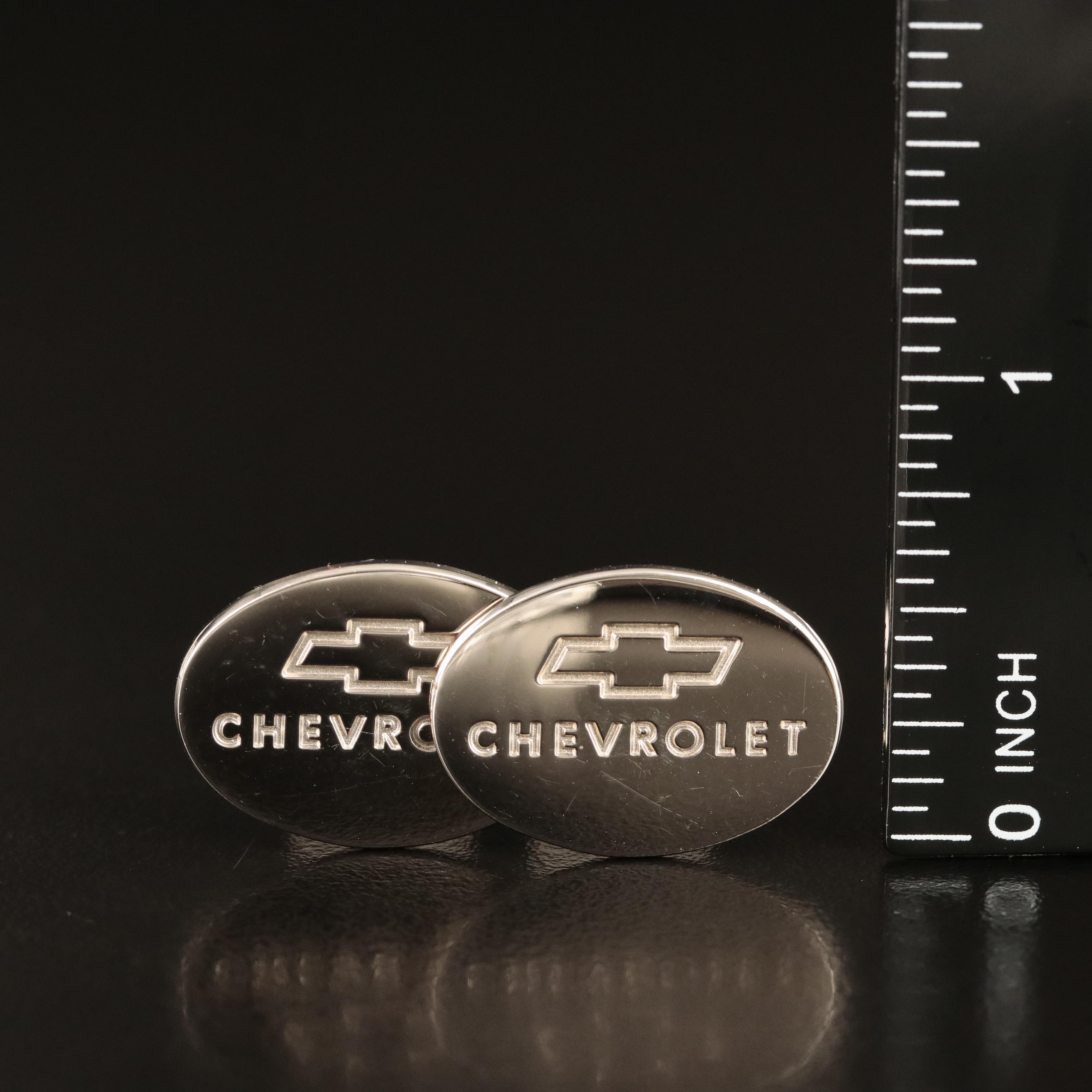 18K Tiffany & Co. Chevrolet Logo Service Cufflinks | EBTH