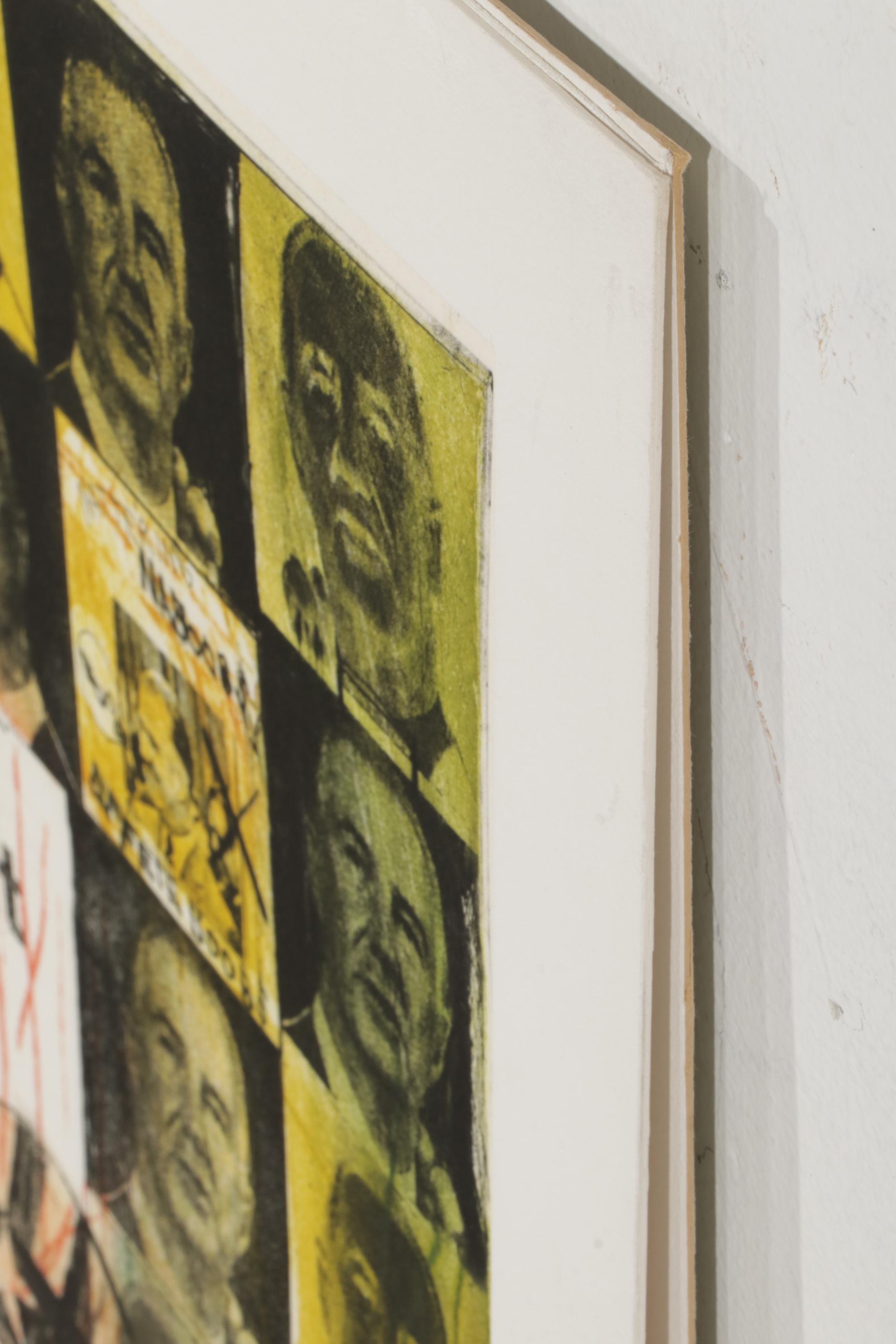 Sidney Chafetz Color Etching "Even the Biggest Ball of String...," 1977 ...