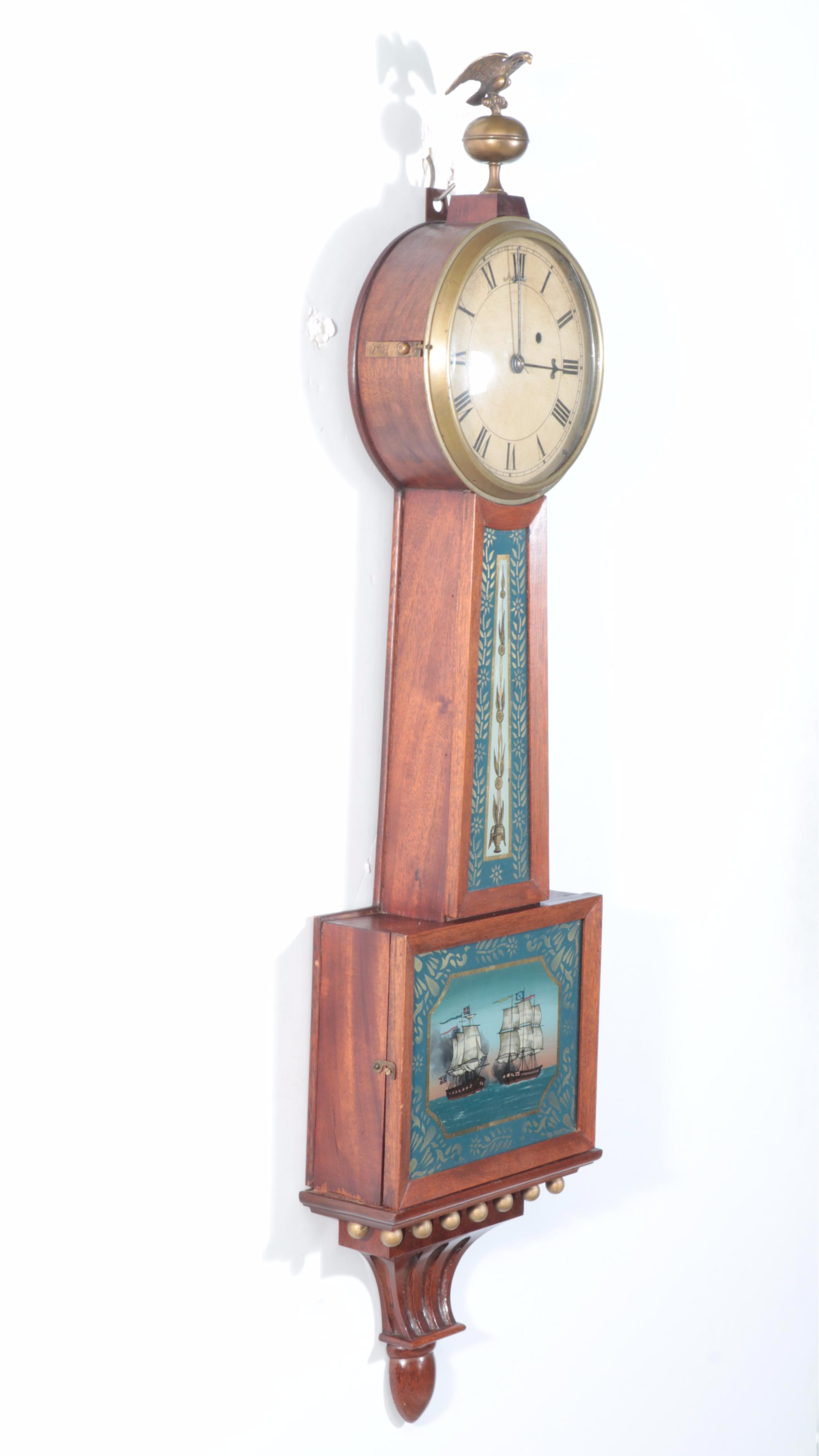 Federal New England Style Banjo Wall Clock, Early 20th Century | EBTH