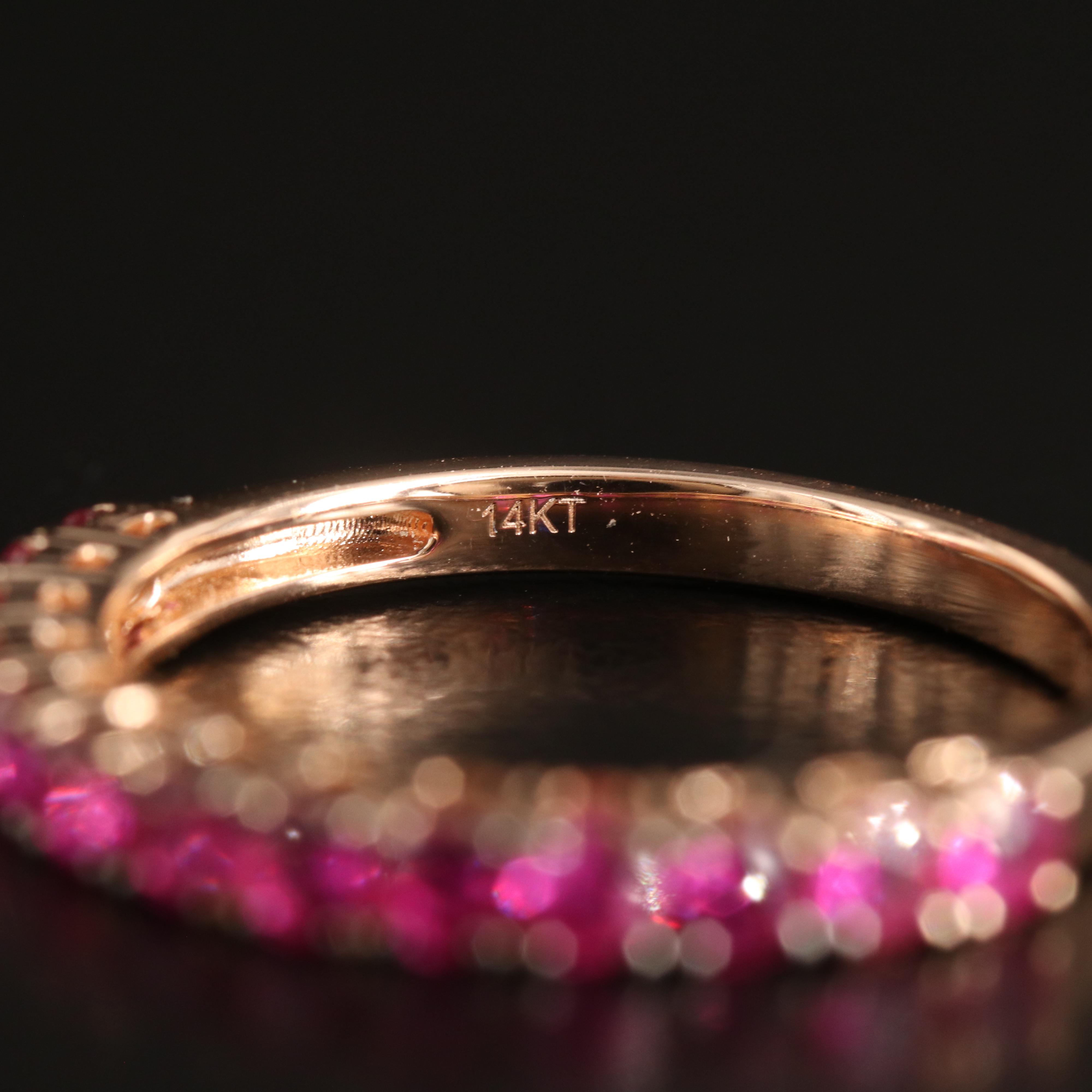 Le Vian 14K Rose Gold Ruby Ring | EBTH