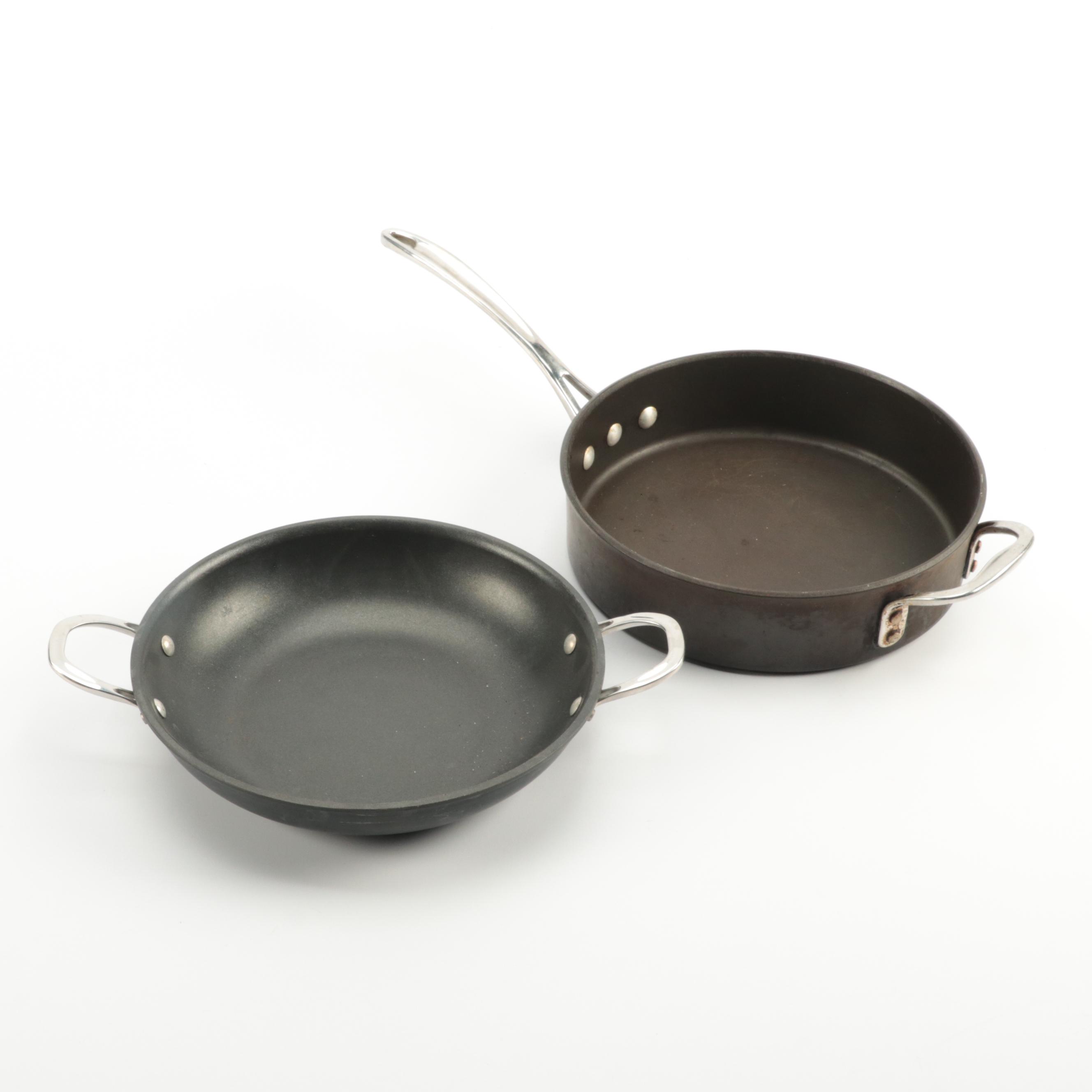 All-Clad Stainless Steel 12" Wok With Calphalon and Other Pans | EBTH