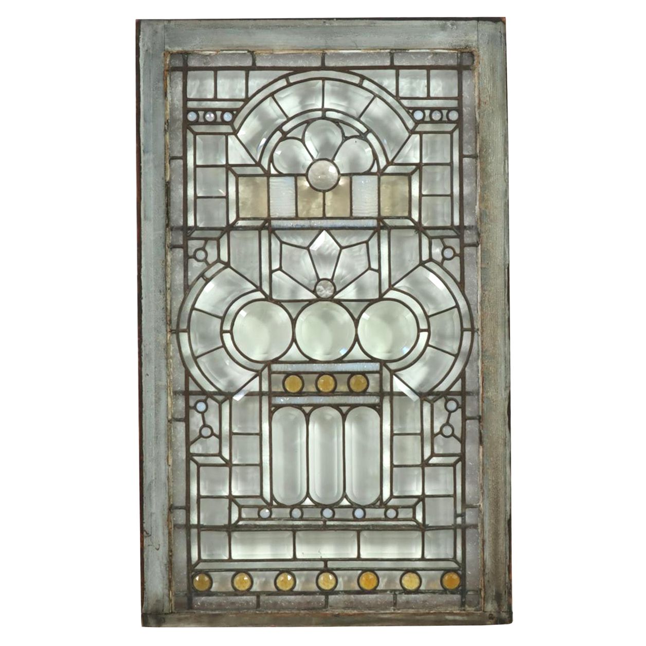 American Stained and Leaded Glass Window Panel, Early 20th Century | EBTH