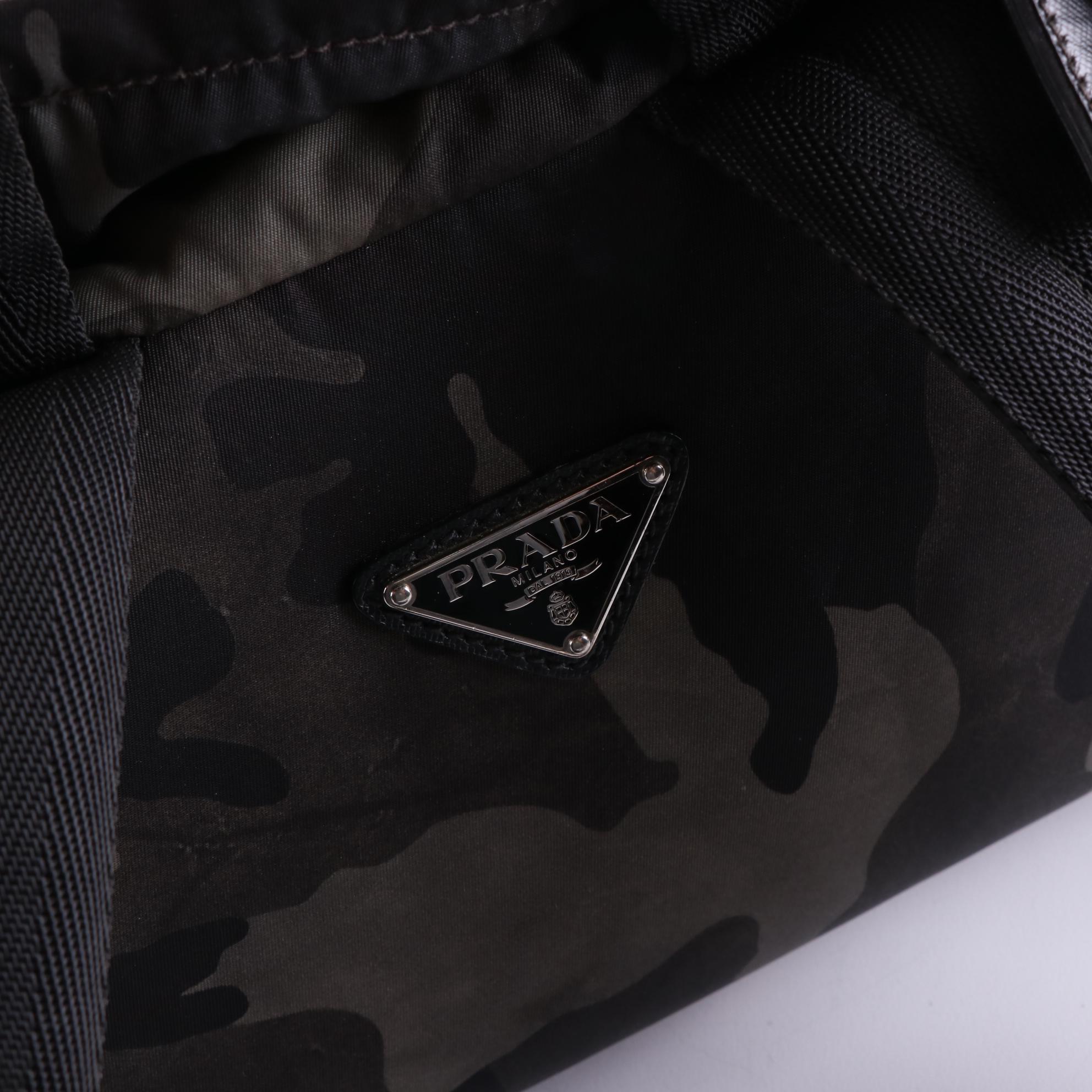 Prada Camo Nylon Tessuto Backpack | EBTH