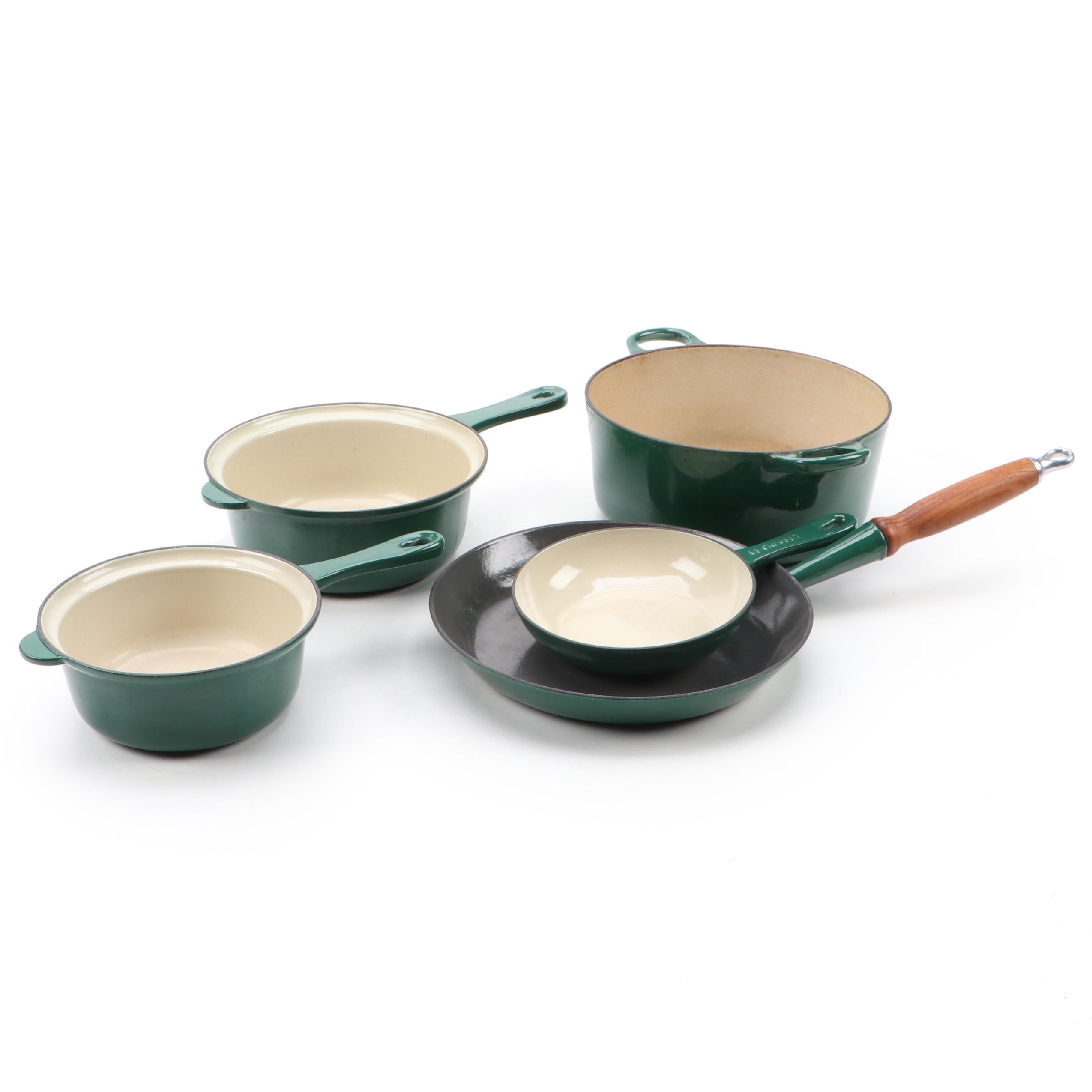 Le Creuset Green Enameled Cast Iron Cookware | EBTH