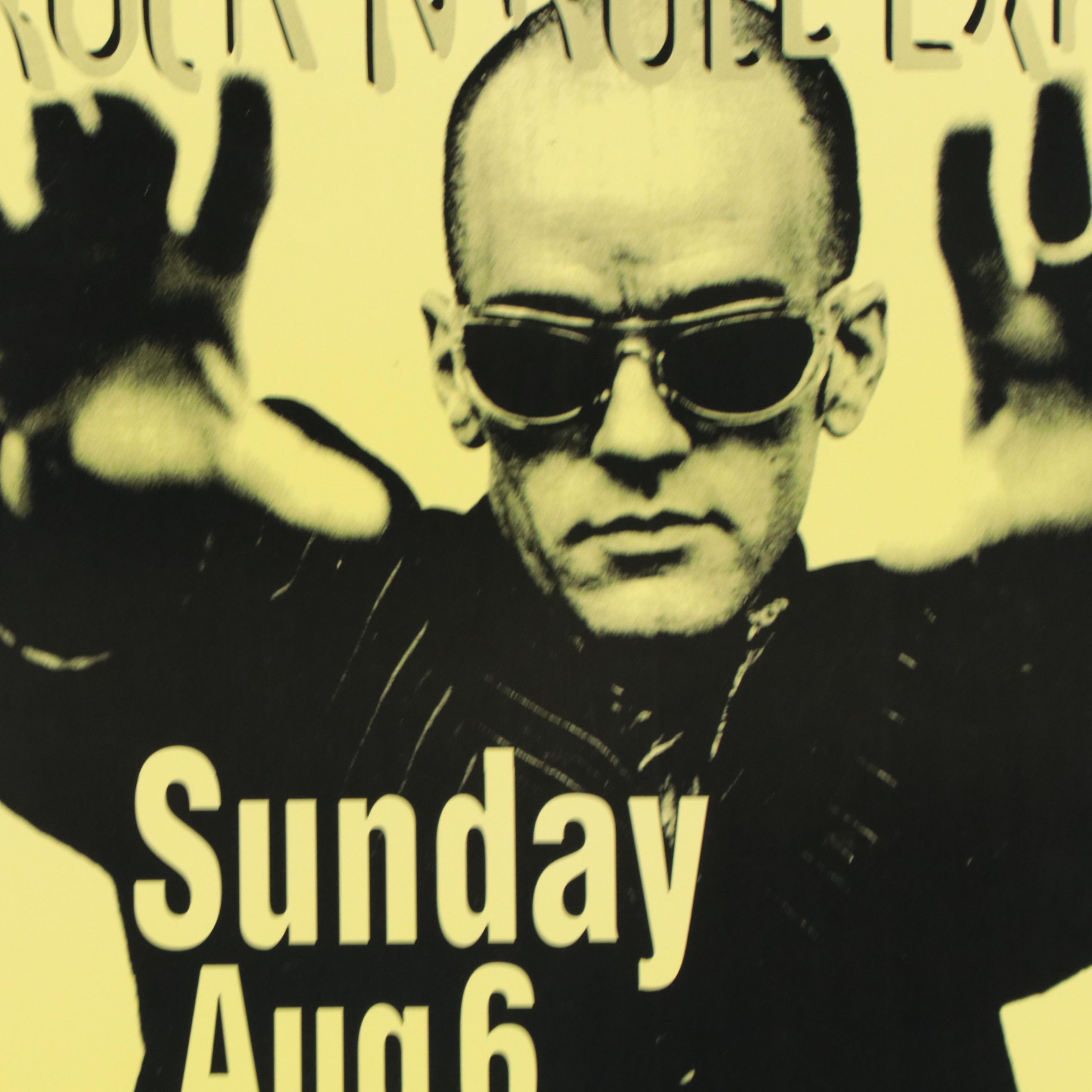 The "Rev" Rob Allen Commemorative Pittsburgh Rock N' Roll Expo Poster ...