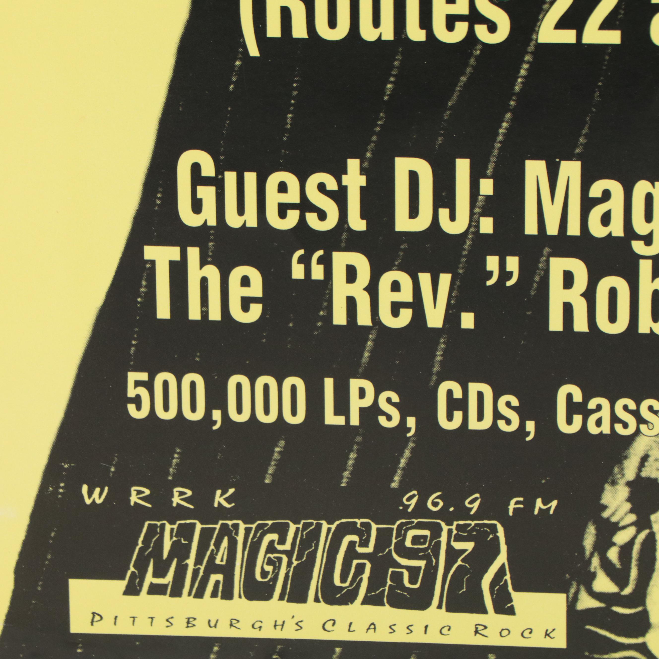 The "Rev" Rob Allen Commemorative Pittsburgh Rock N' Roll Expo Poster ...