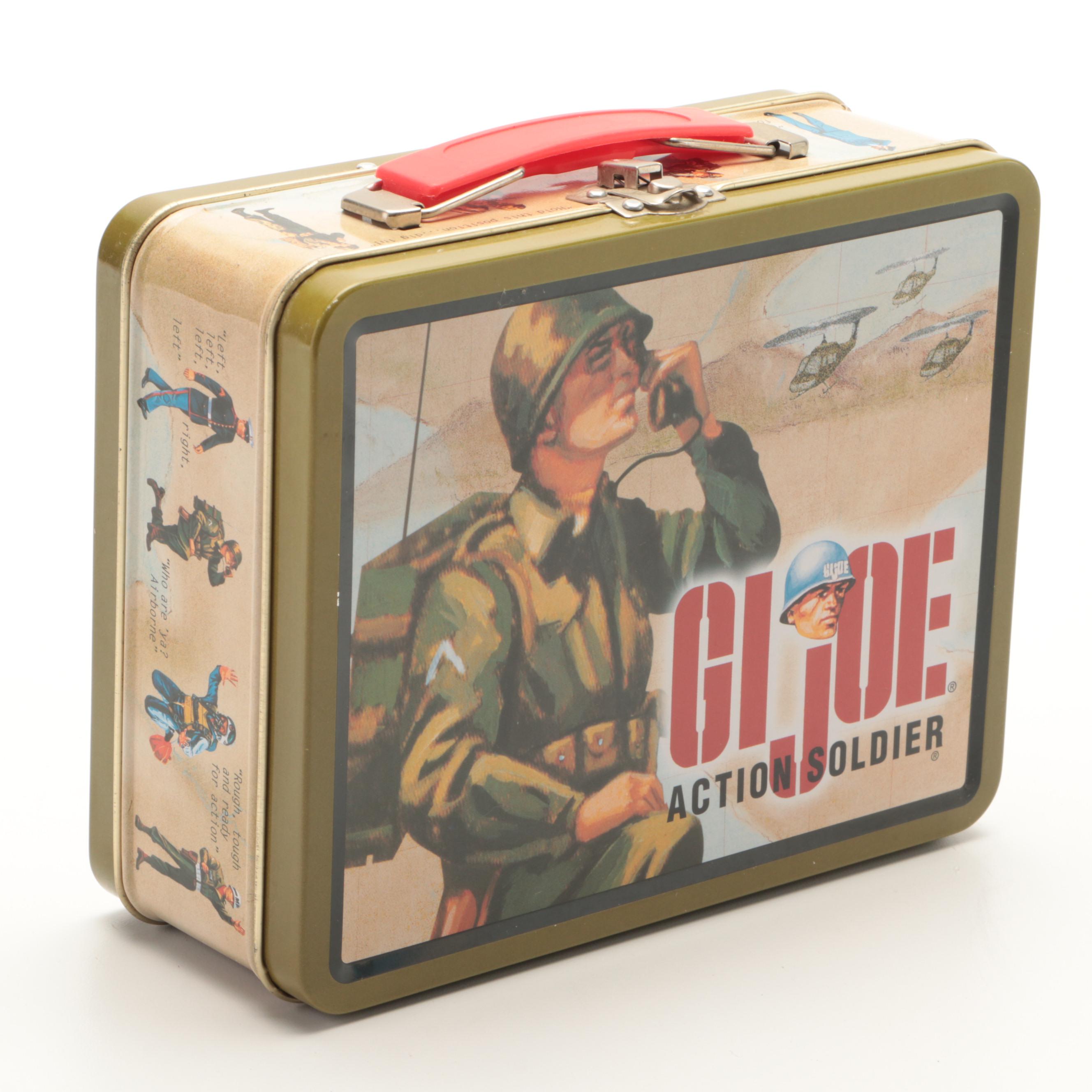 Thermos Small Soldiers and Hot Wheels Lunchboxes with Hasbro G.I. Joe ...