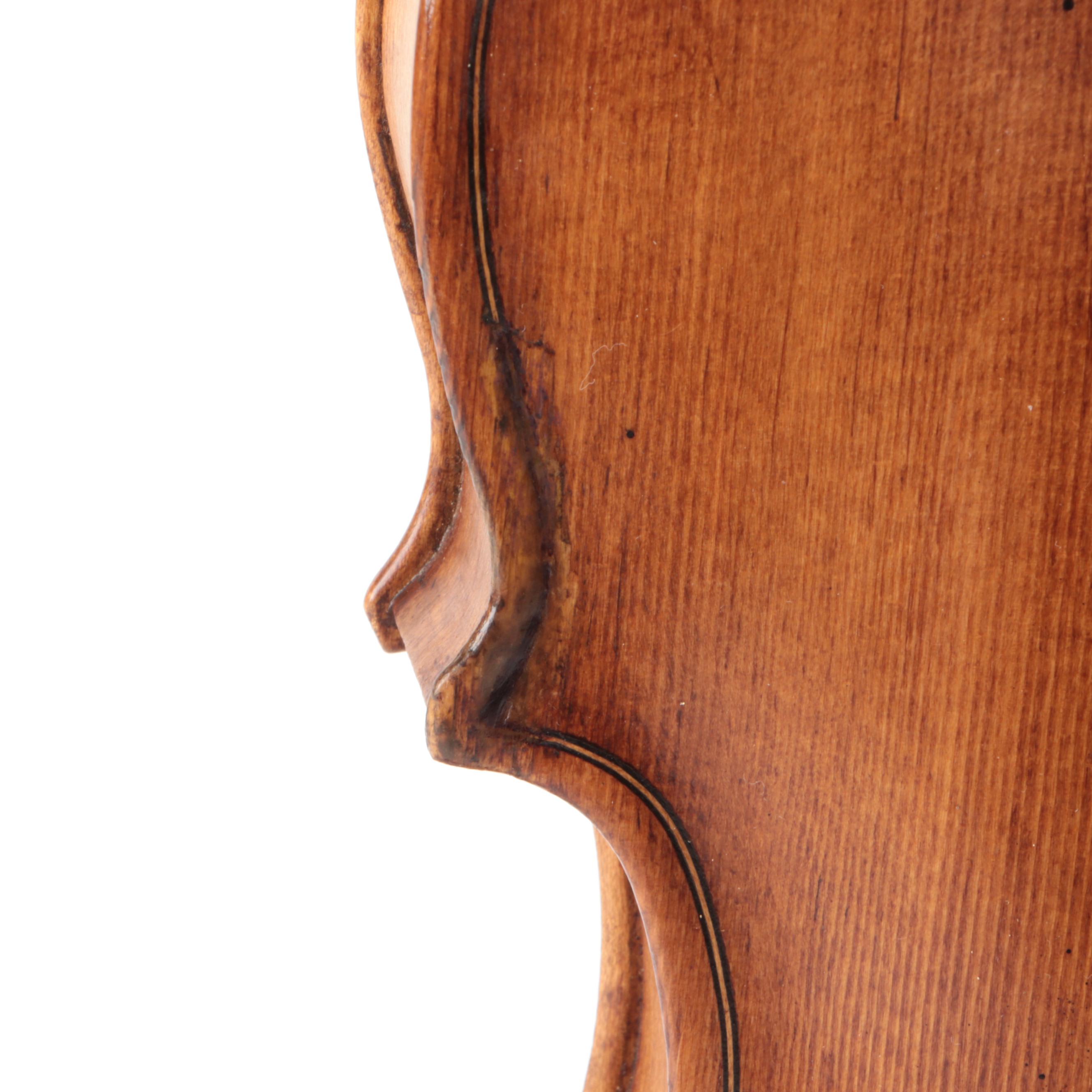Stradivarius Replica Spruce, Maple and Ebony 4/4 Violin with Bows ...