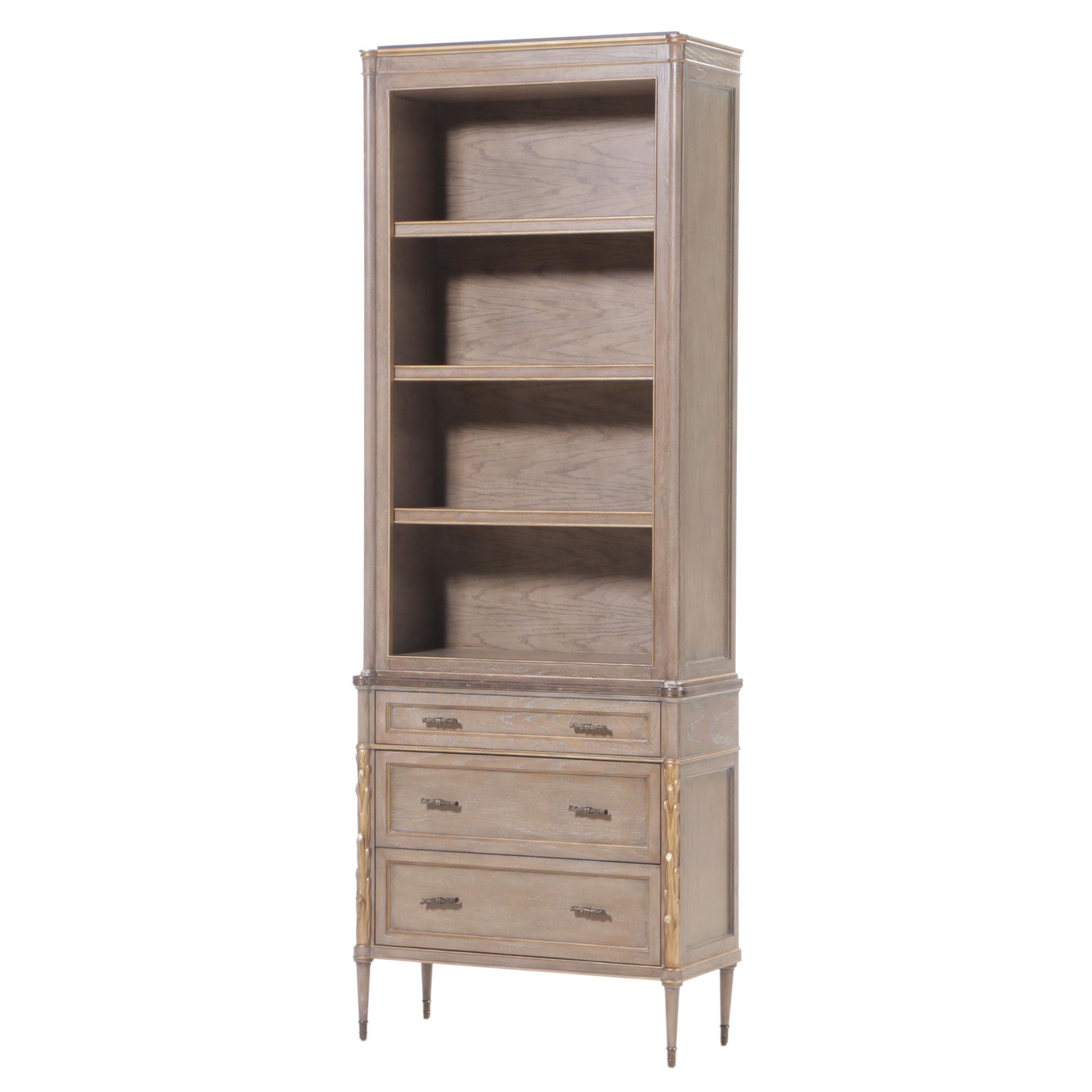 Revelation by Uttermost Neoclassical Style Cerused Oak and Parcel-Gilt ...