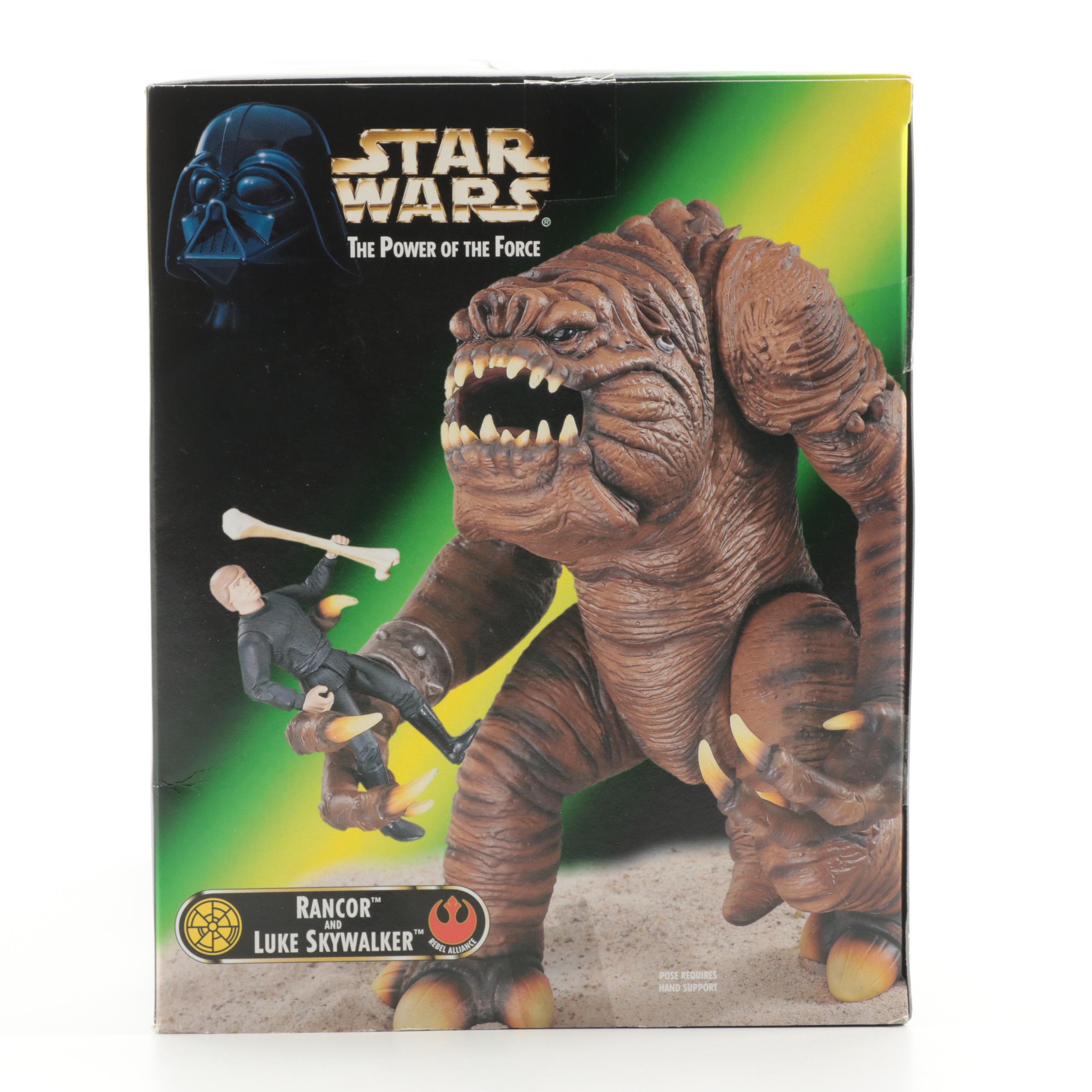 Kenner Star Wars "The Power of the Force" Rancor and Luke Skywalker | EBTH