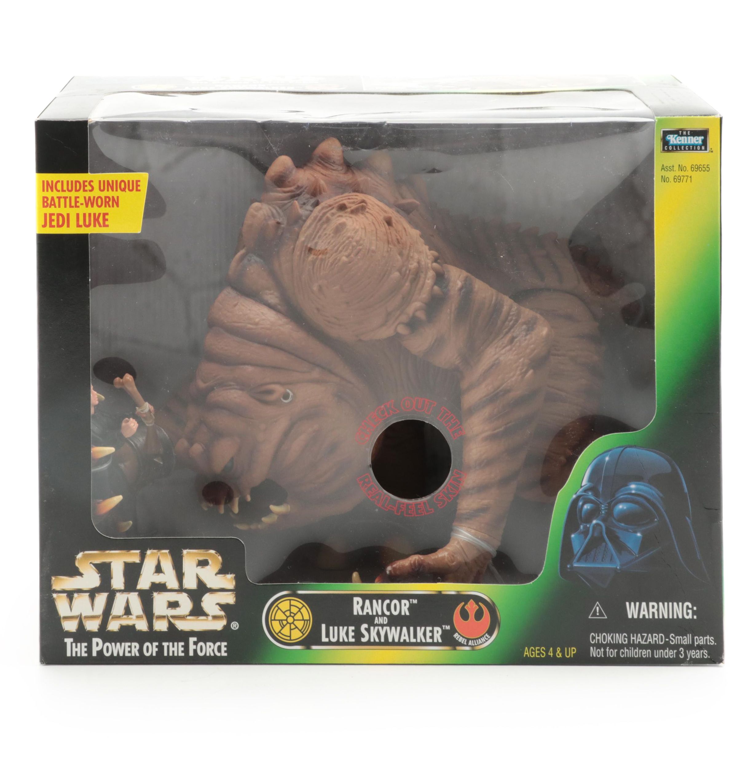 Kenner Star Wars "The Power of the Force" Rancor and Luke Skywalker | EBTH