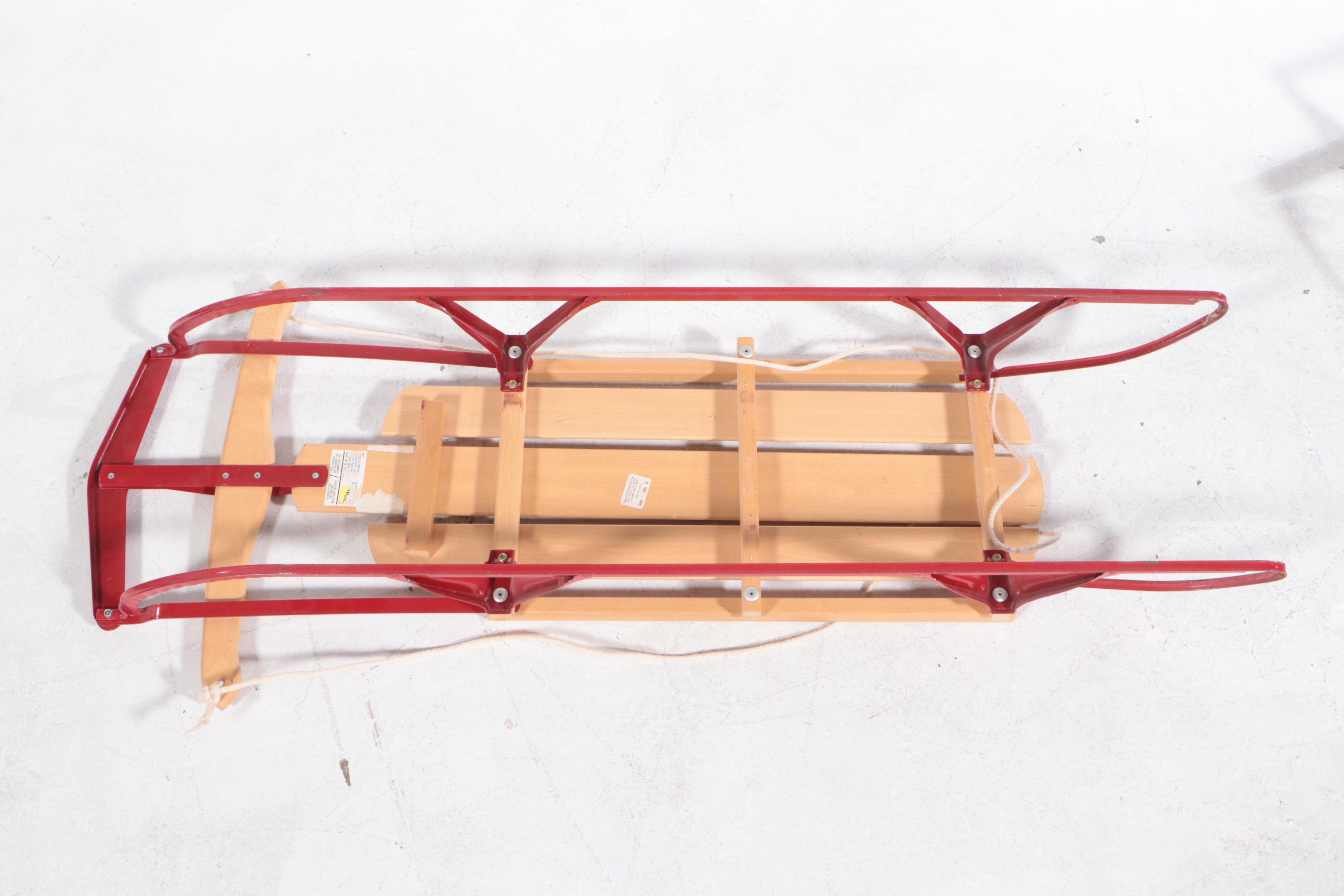 Flexible Flyer III Wood and Metal Sleds | EBTH