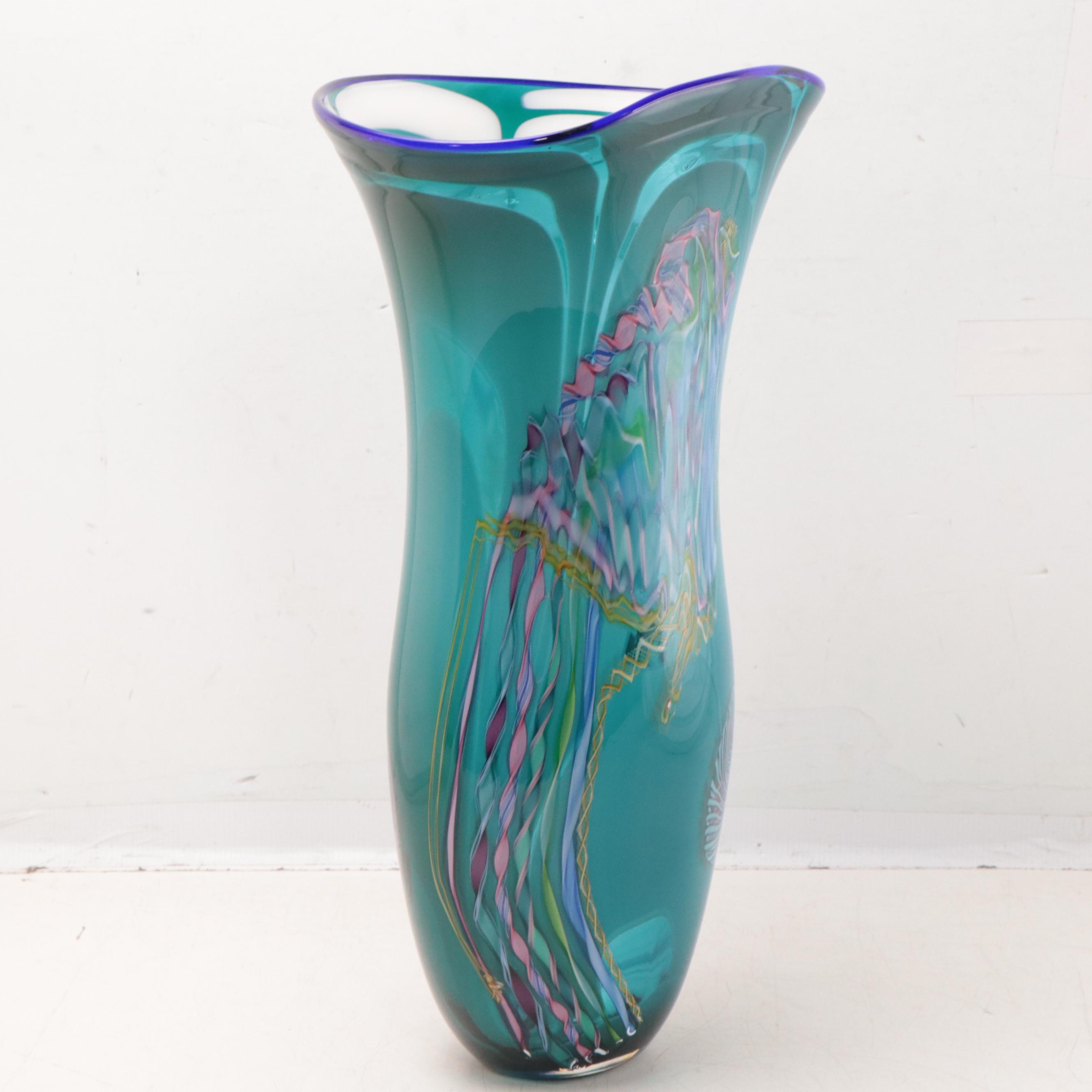 Dutch Schulze Blown Glass Vase | EBTH