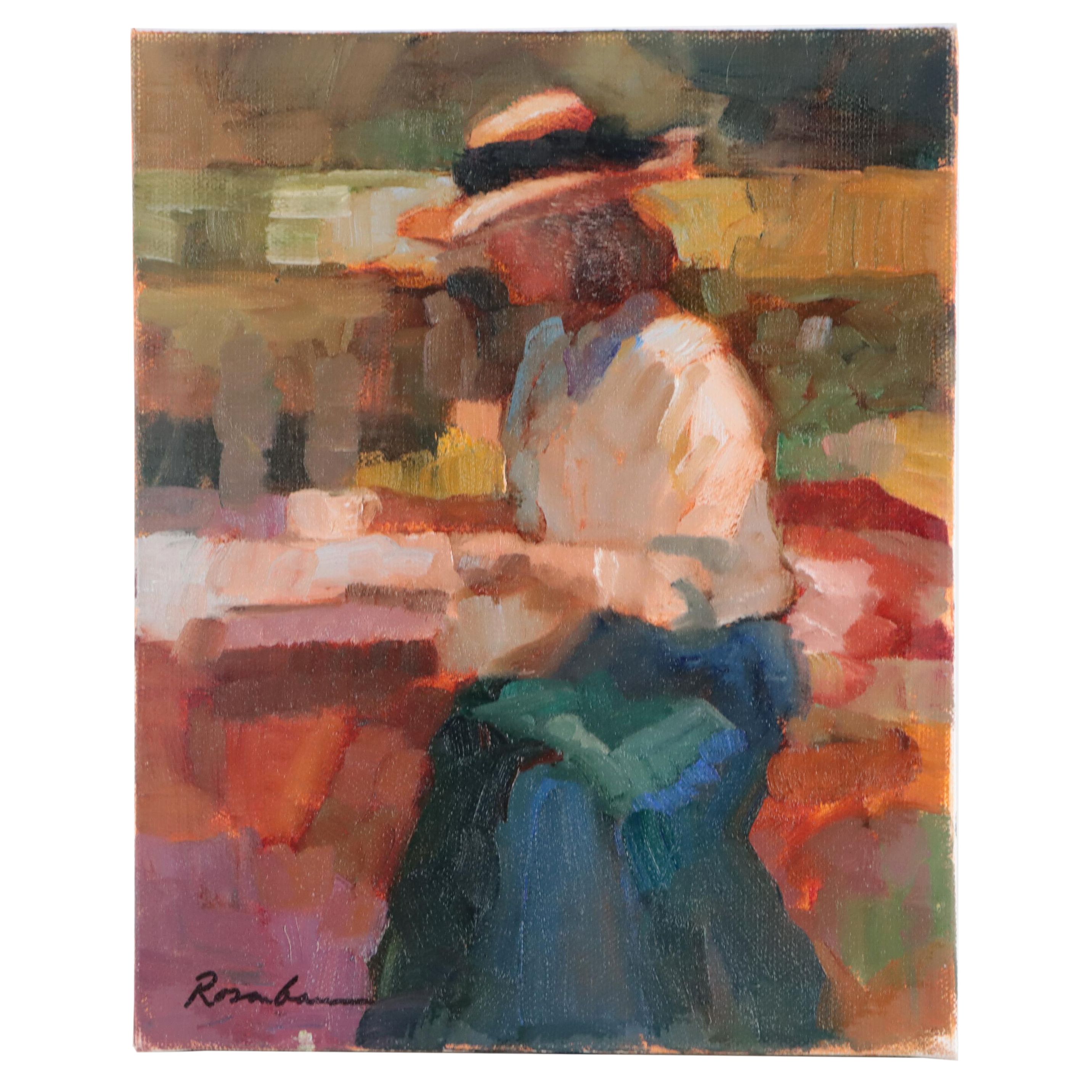 Sally Rosenbaum Figural Oil Painting, 21st Century | EBTH