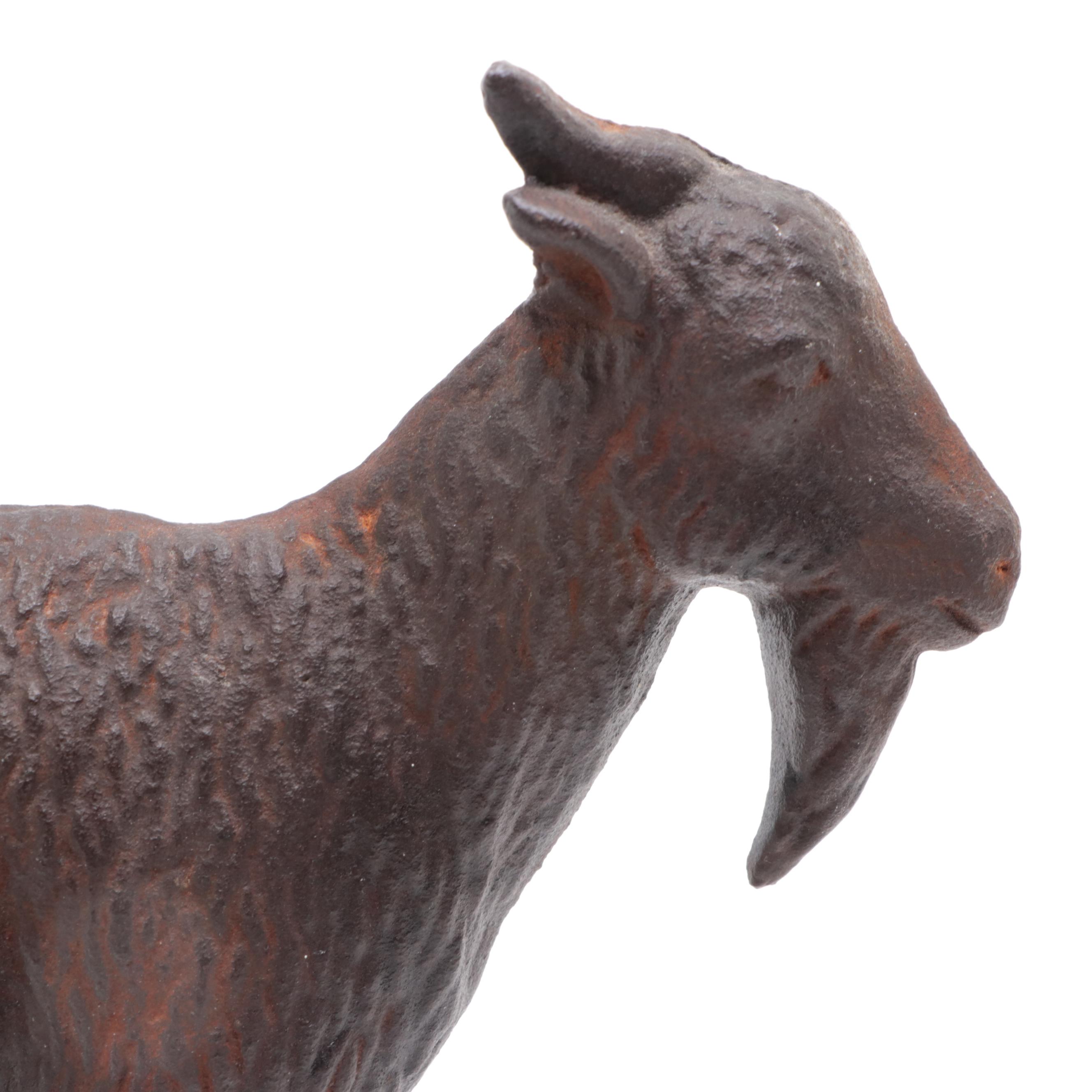 Cast Iron Goat Doorstop | EBTH