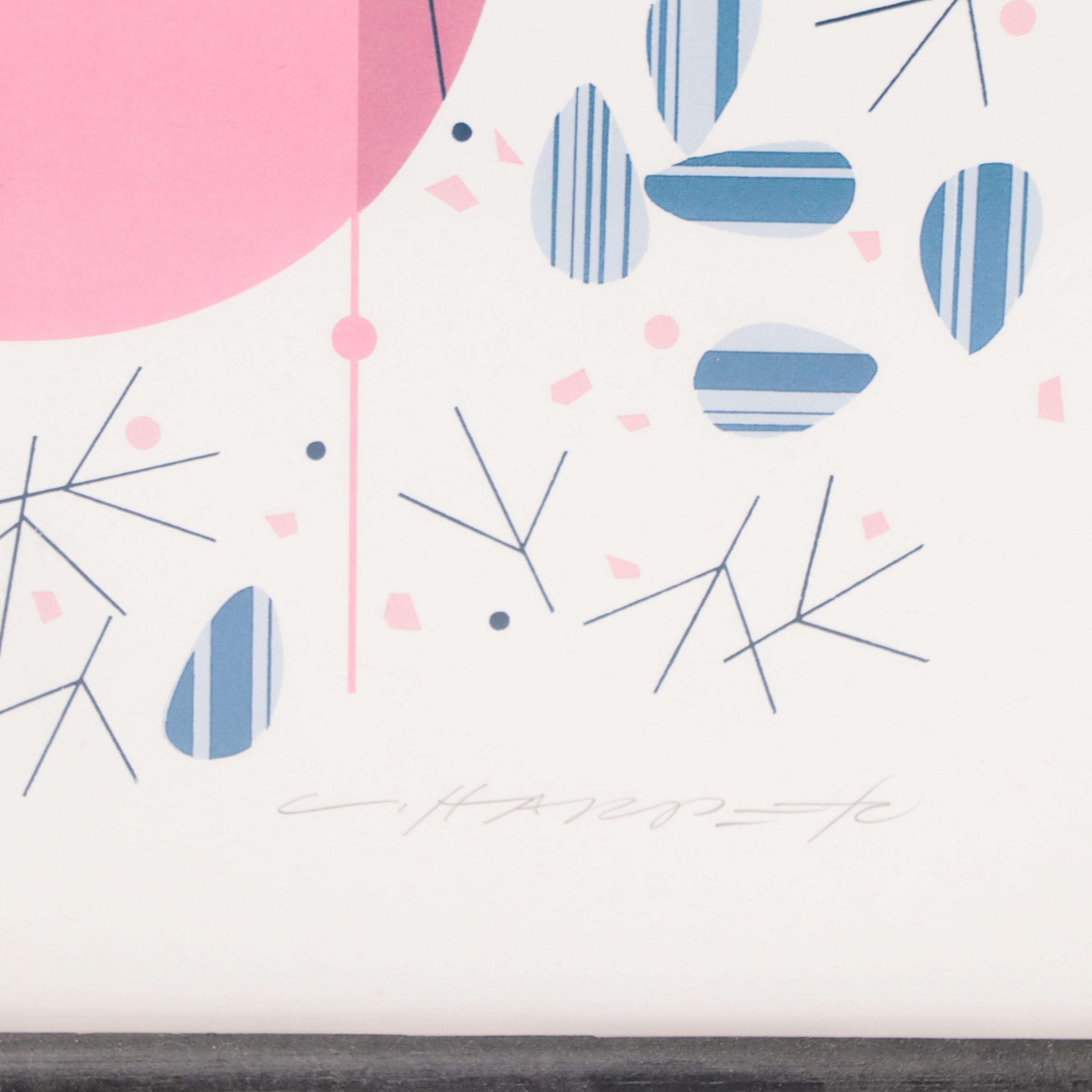 Charley Harper Offset Lithograph "Cardinal Close-Up" | EBTH