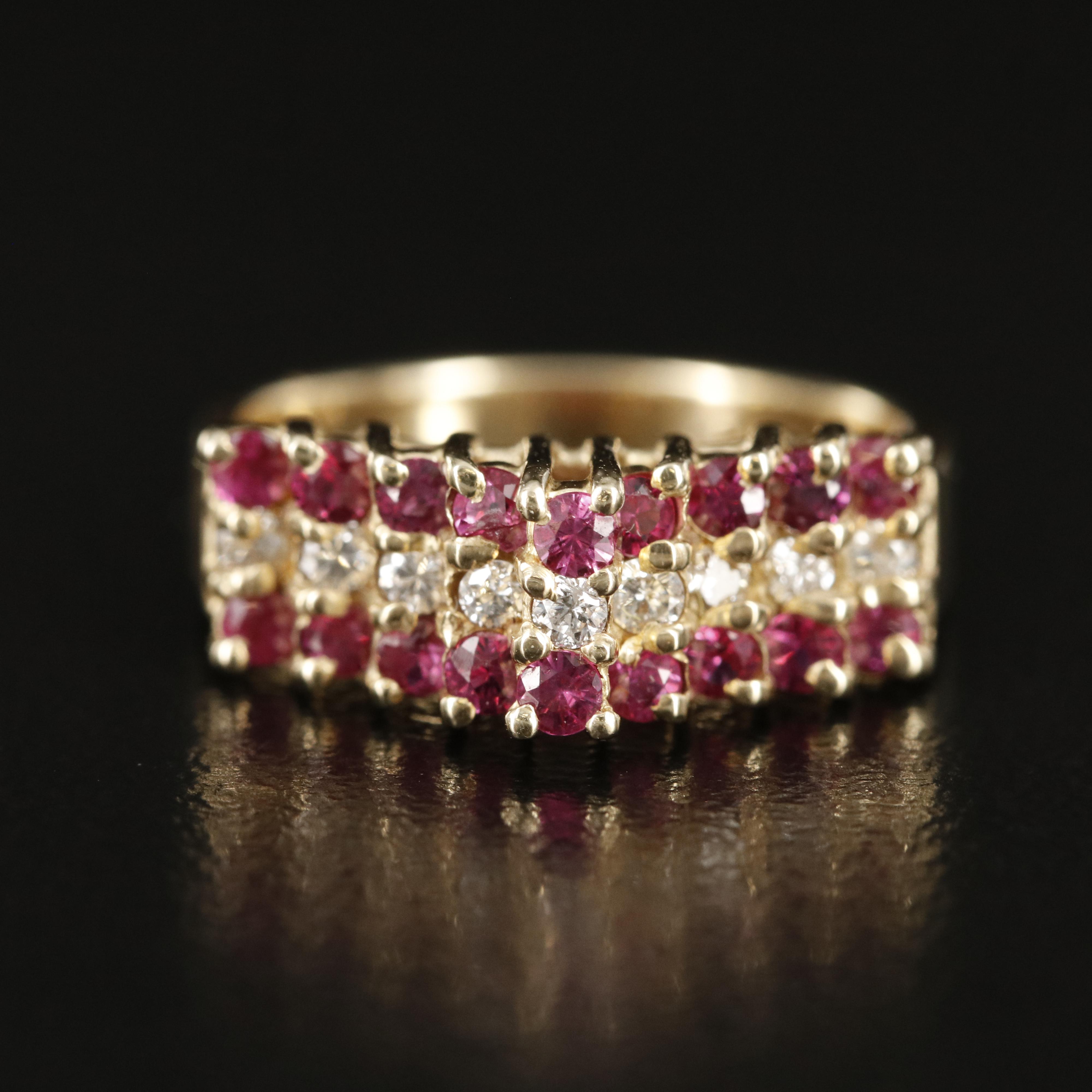 14K Gold and Natural Ruby Ring | EBTH