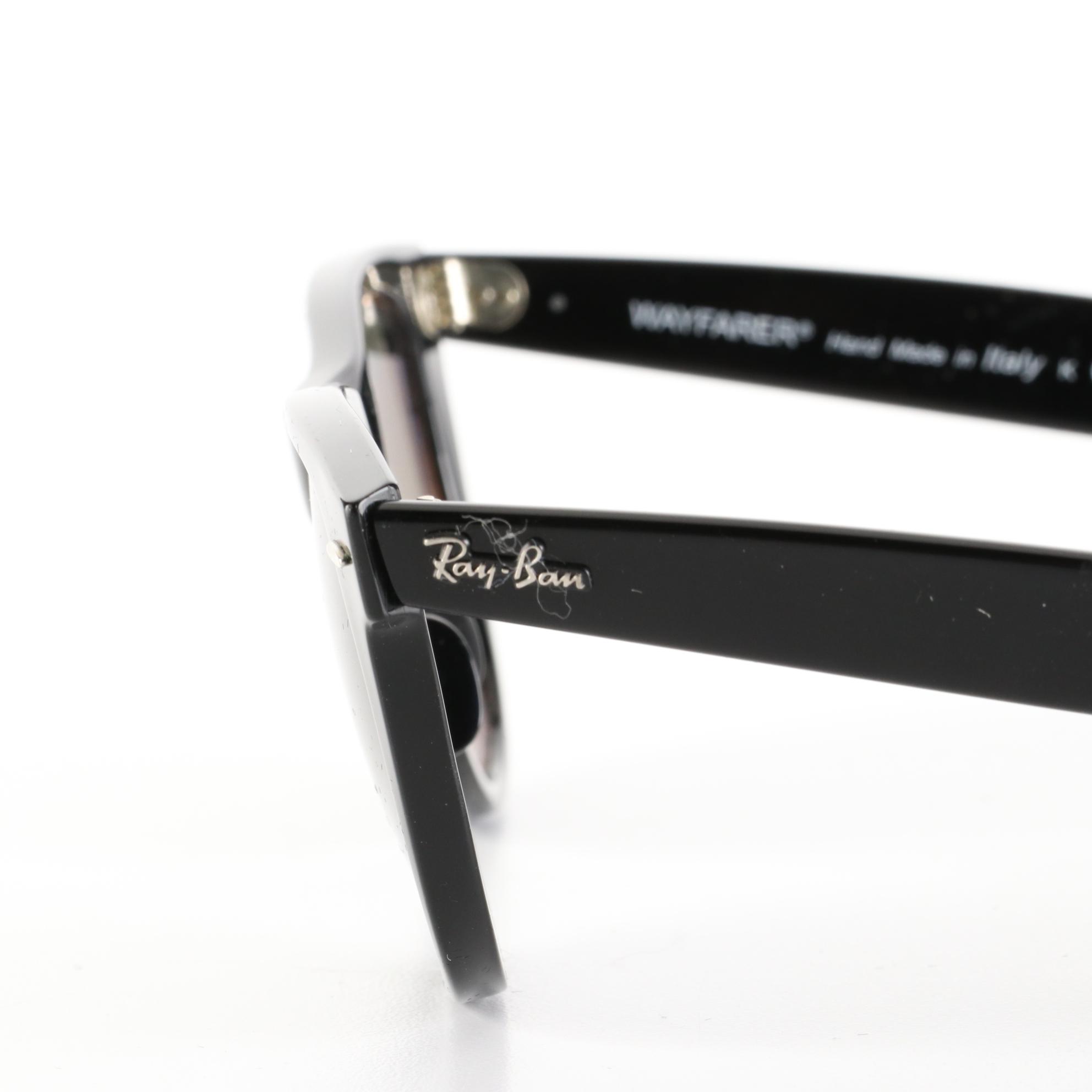 Ray-Ban Wayfarer RB2140 Polarized Sunglasses with Case and Box | EBTH