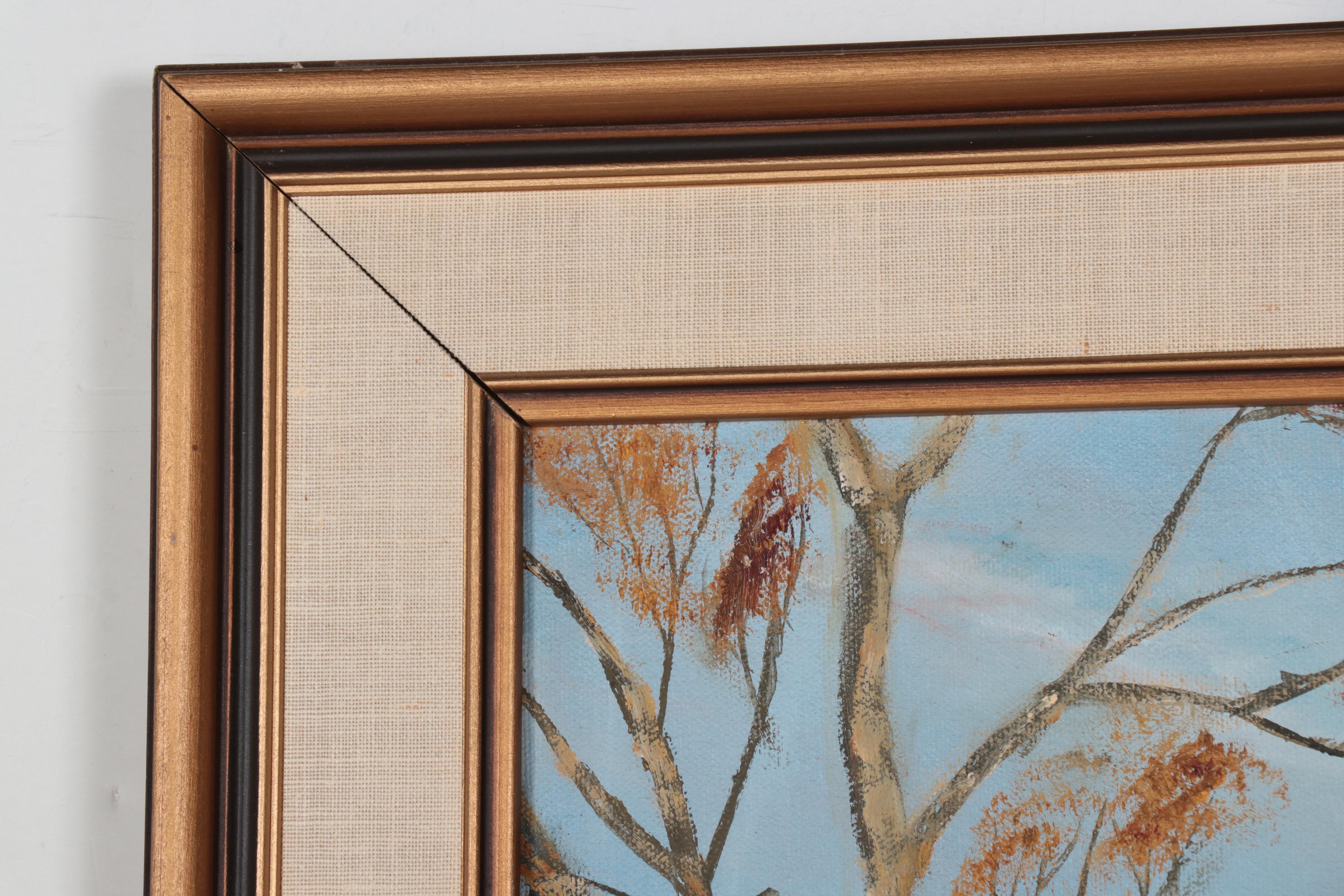 William Patrick Oil Painting of Winter Landscape | EBTH