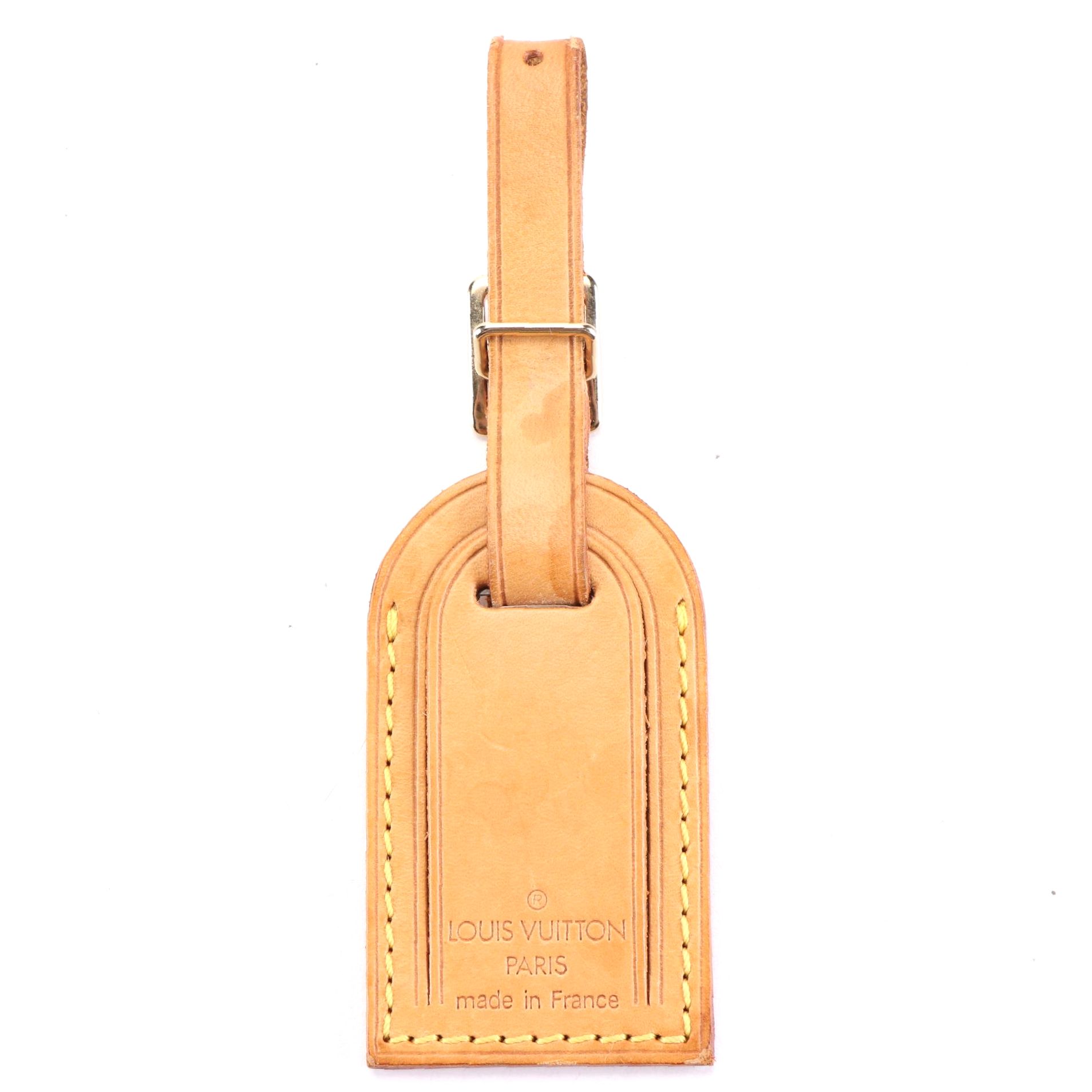 Louis Vuitton Mini Luggage Tag in Vachetta Leather | EBTH