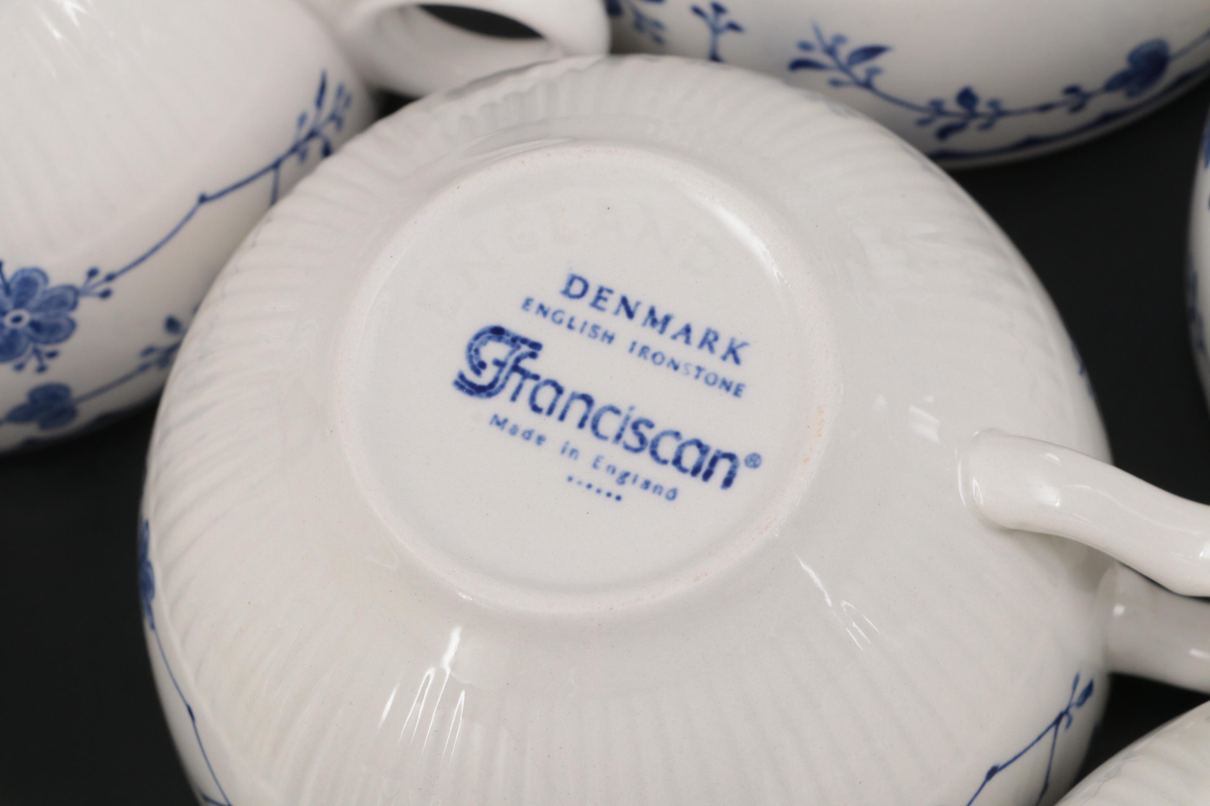 Franciscan "Denmark Blue" Ironstone Dinnerware, 1983-1988 | EBTH