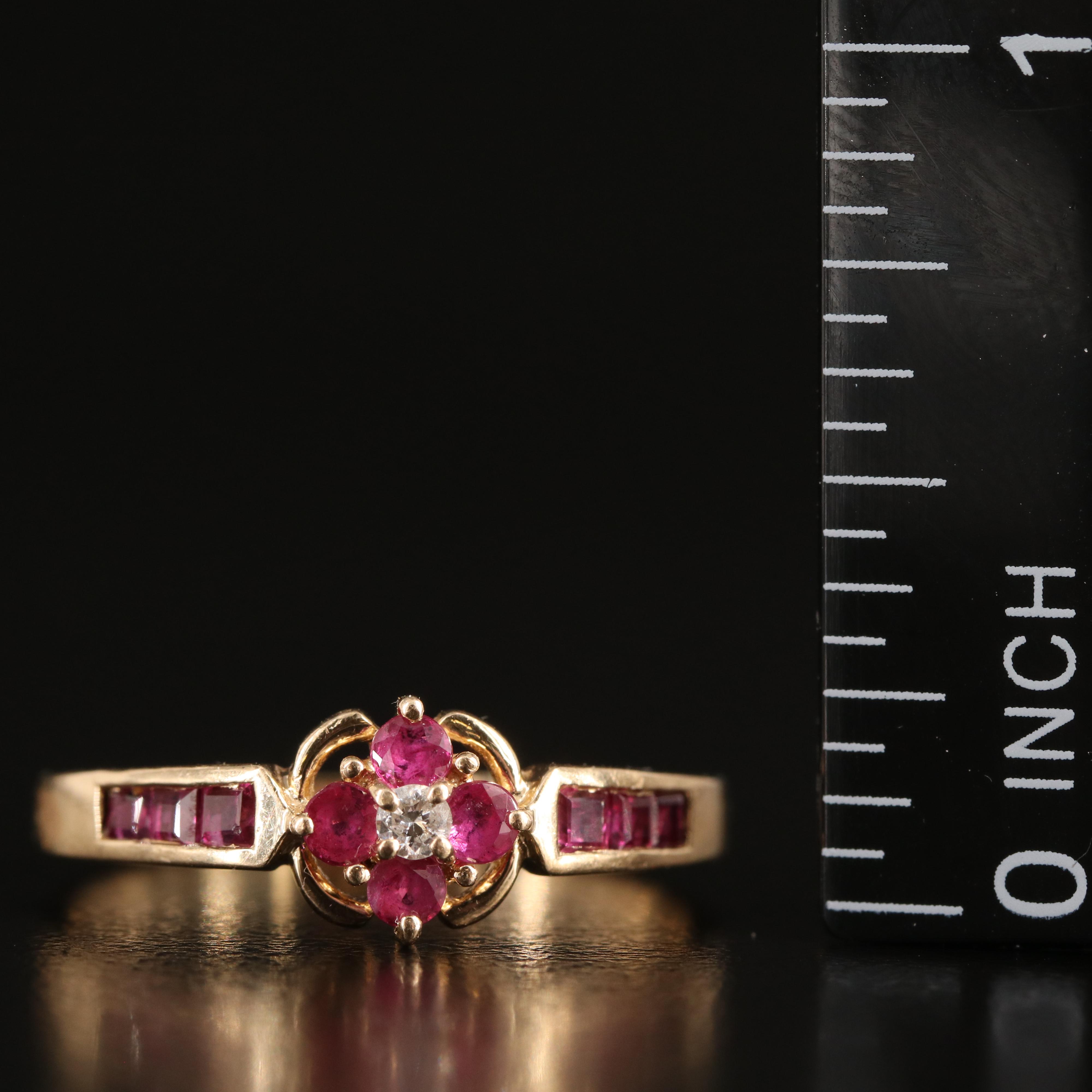 14K Diamond and Ruby Ring | EBTH