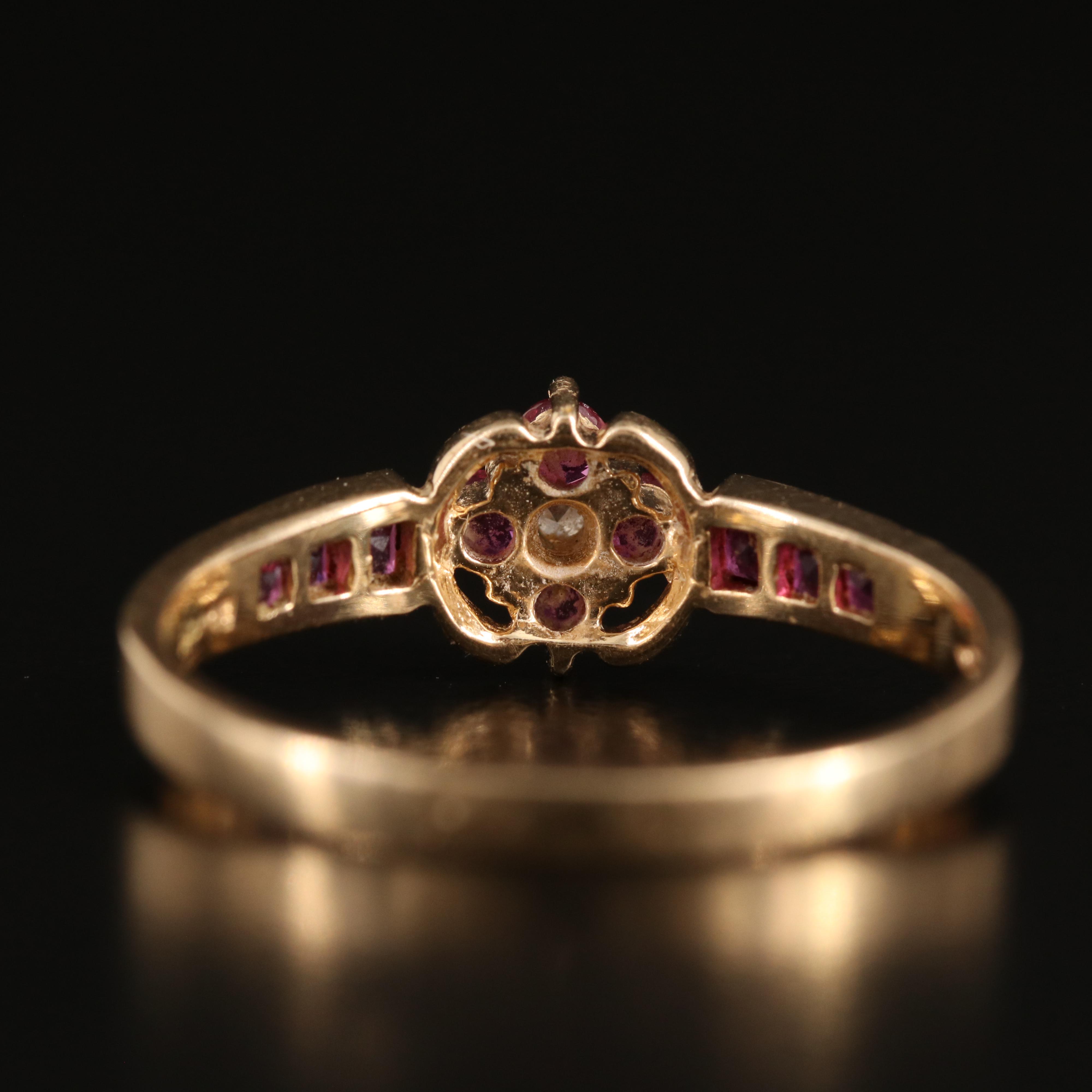 14K Diamond and Ruby Ring | EBTH