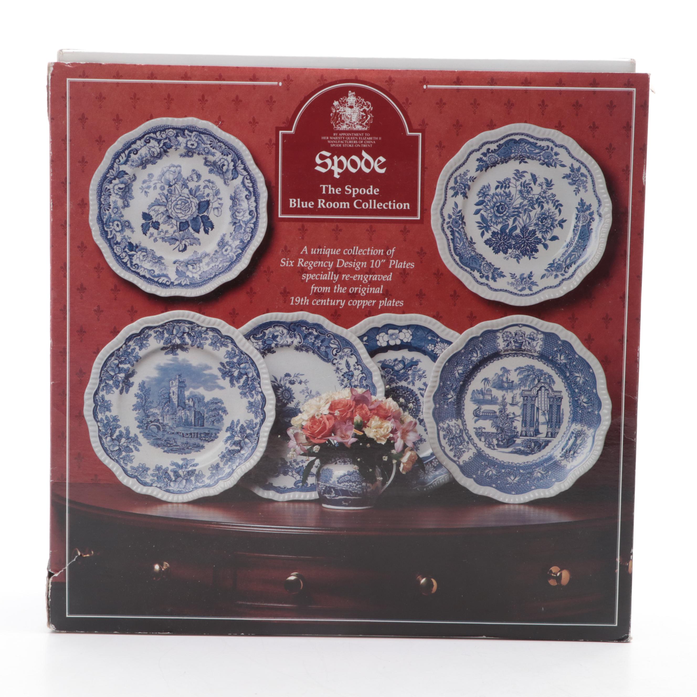 Spode Blue Room Collection Plates | EBTH