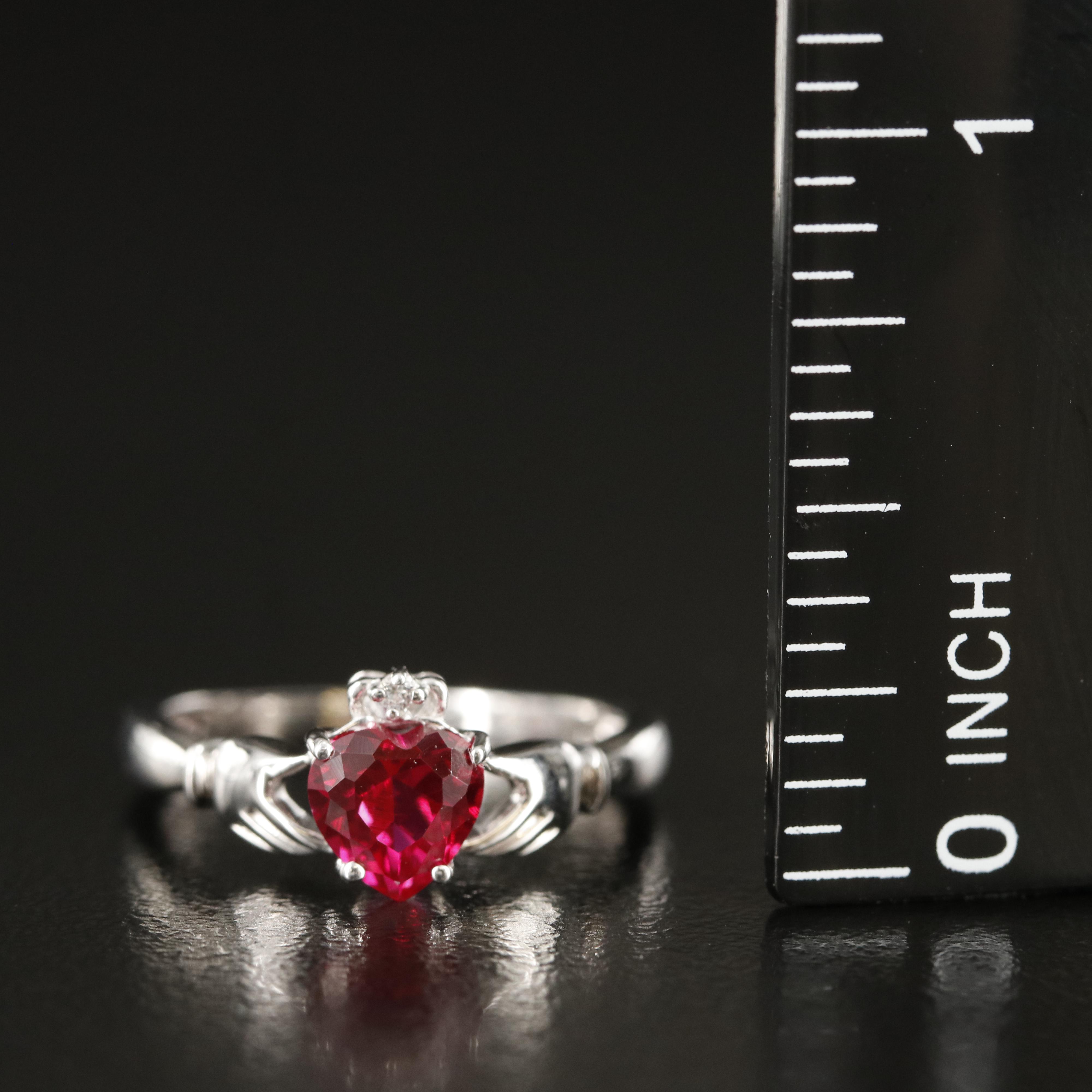 Sterling Ruby and Sapphire Ring | EBTH