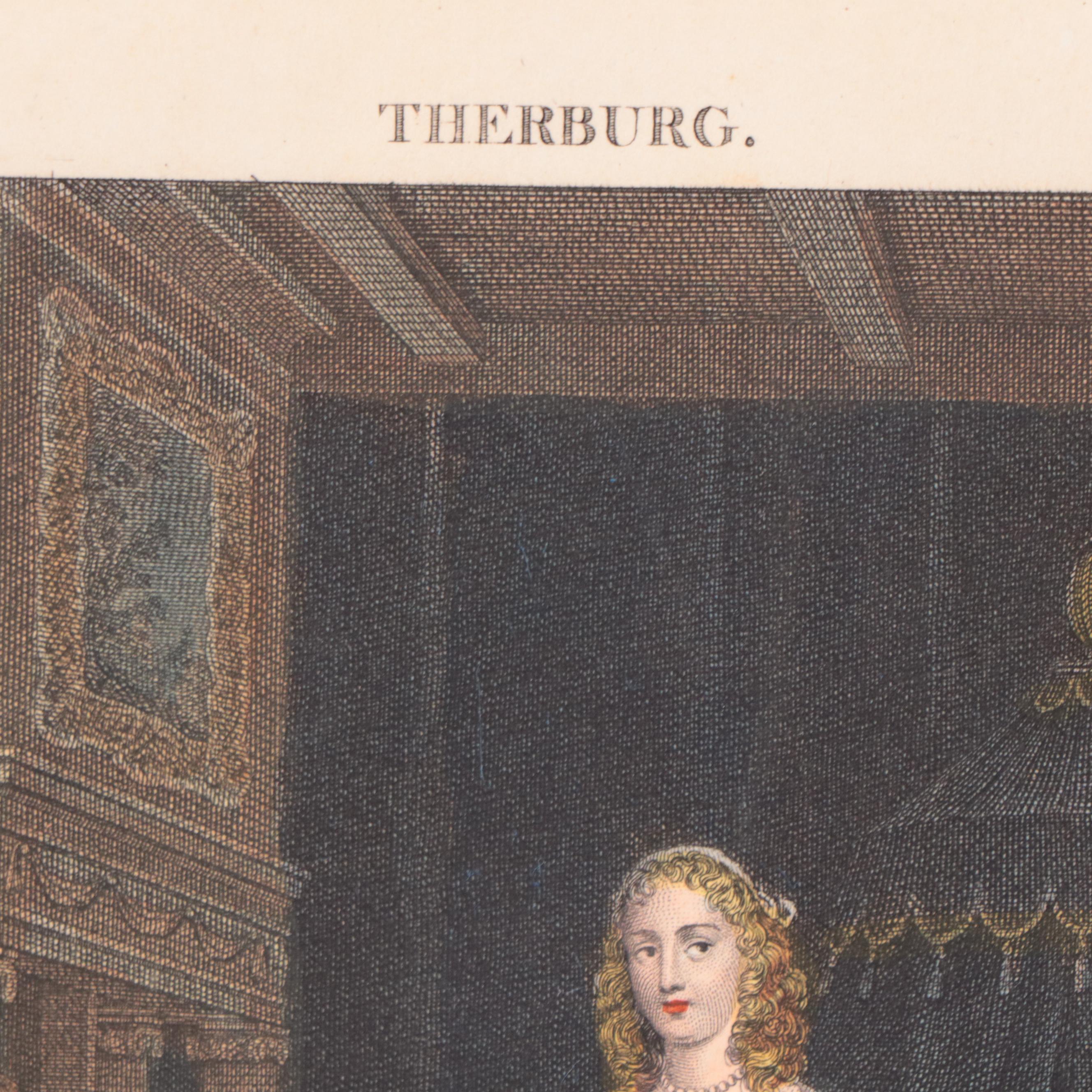 Alexis Chataignier Intaglio Print After Gerard Ter Borch II, Circa 1810 ...