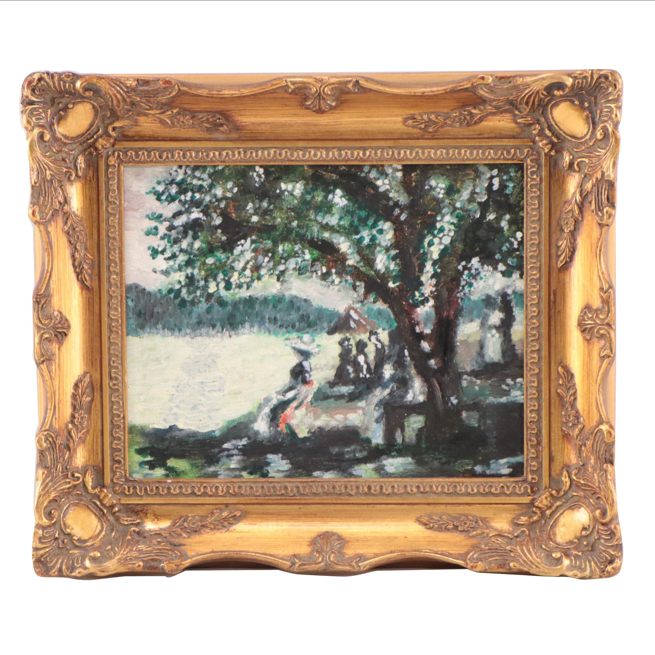 Oil Painting of Troubadour | EBTH