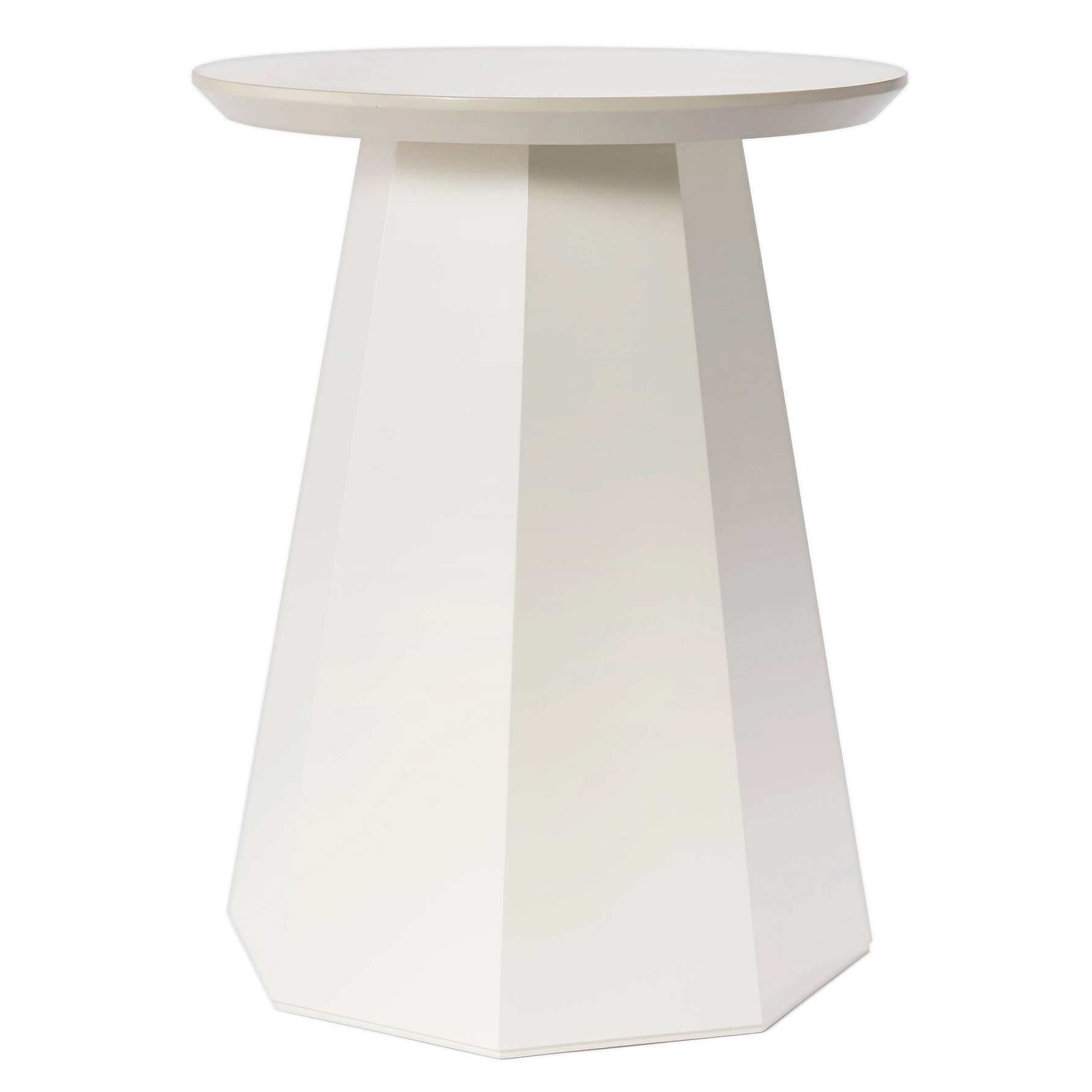 Threshold With Studio McGee Daffan Faceted Round Accent Table in Cream ...