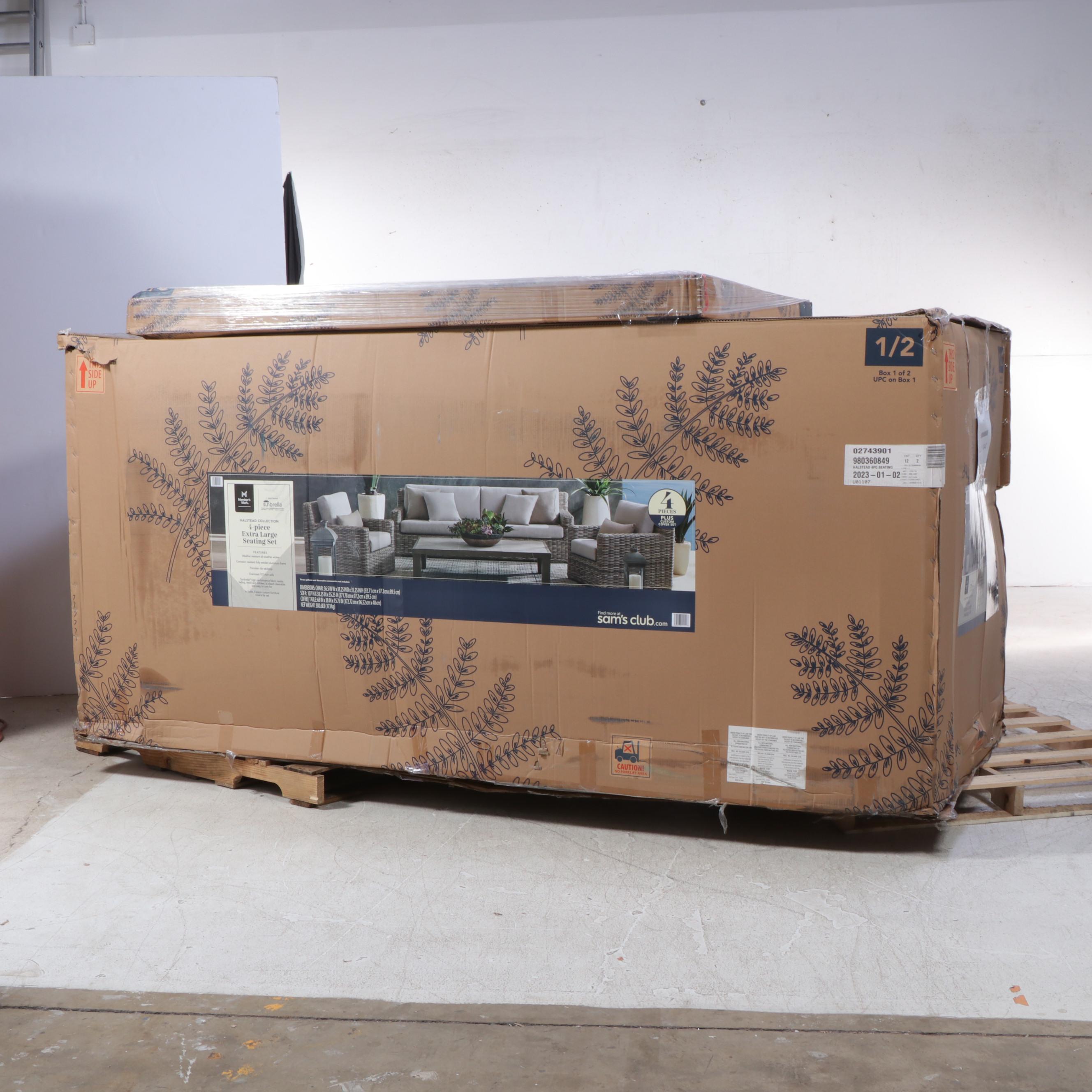 Member's Mark Halstead 4-Piece Extra Large Seating Set | EBTH