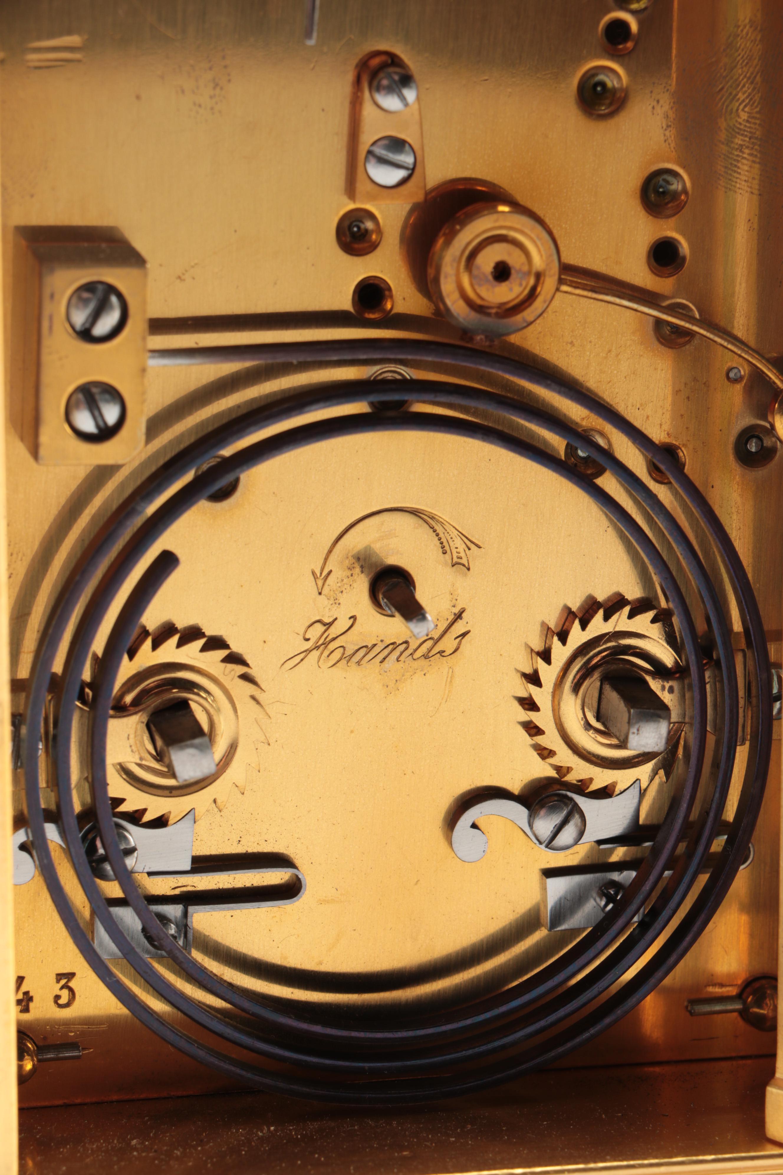 Mitchell and Vance Co. Gilt Bronze Bracket Carriage Clock, 20th Century ...