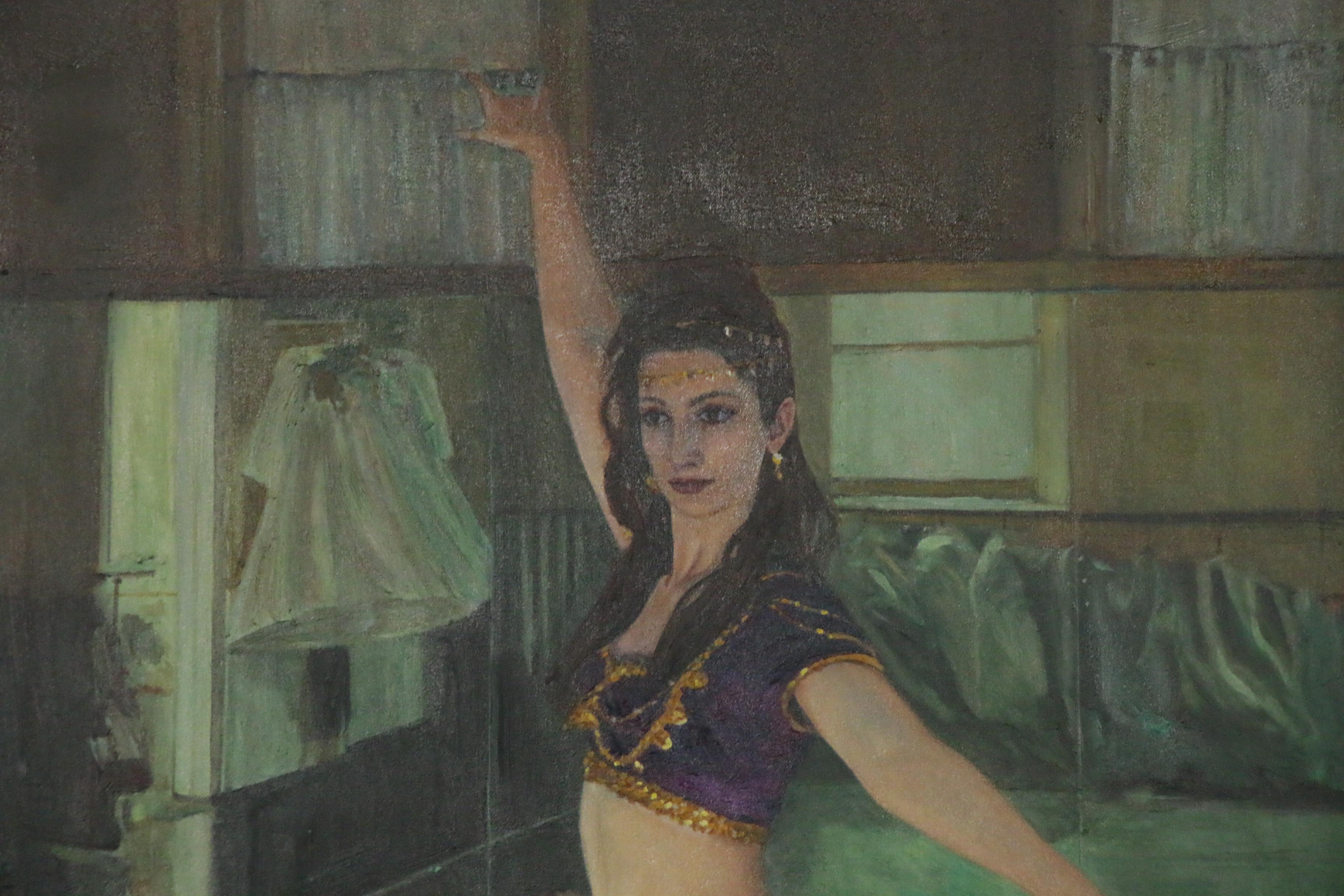 Benjamin Fortunado Marcune Oil Painting of Dancer, 21st Century | EBTH