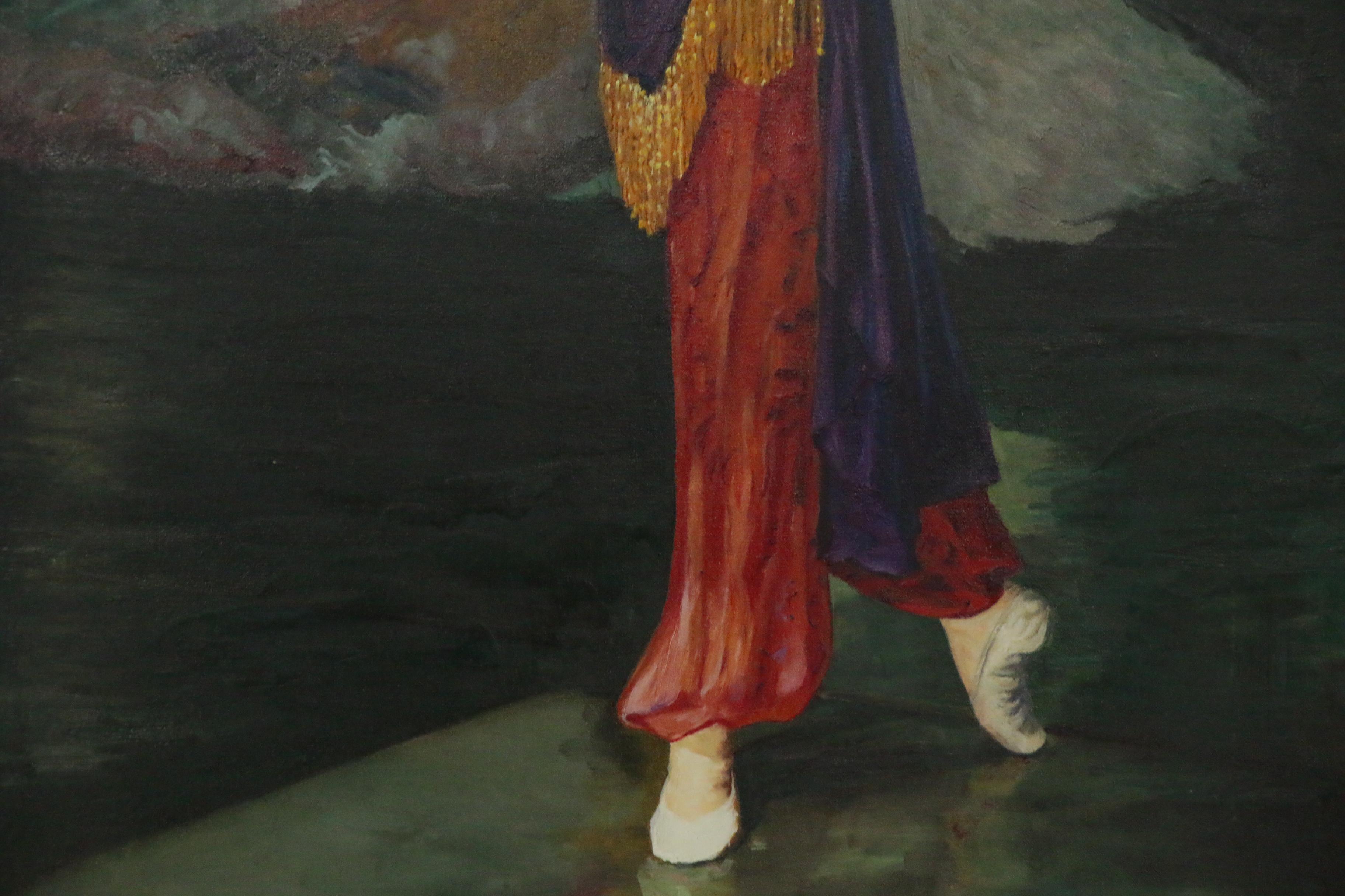 Benjamin Fortunado Marcune Oil Painting of Dancer, 21st Century | EBTH
