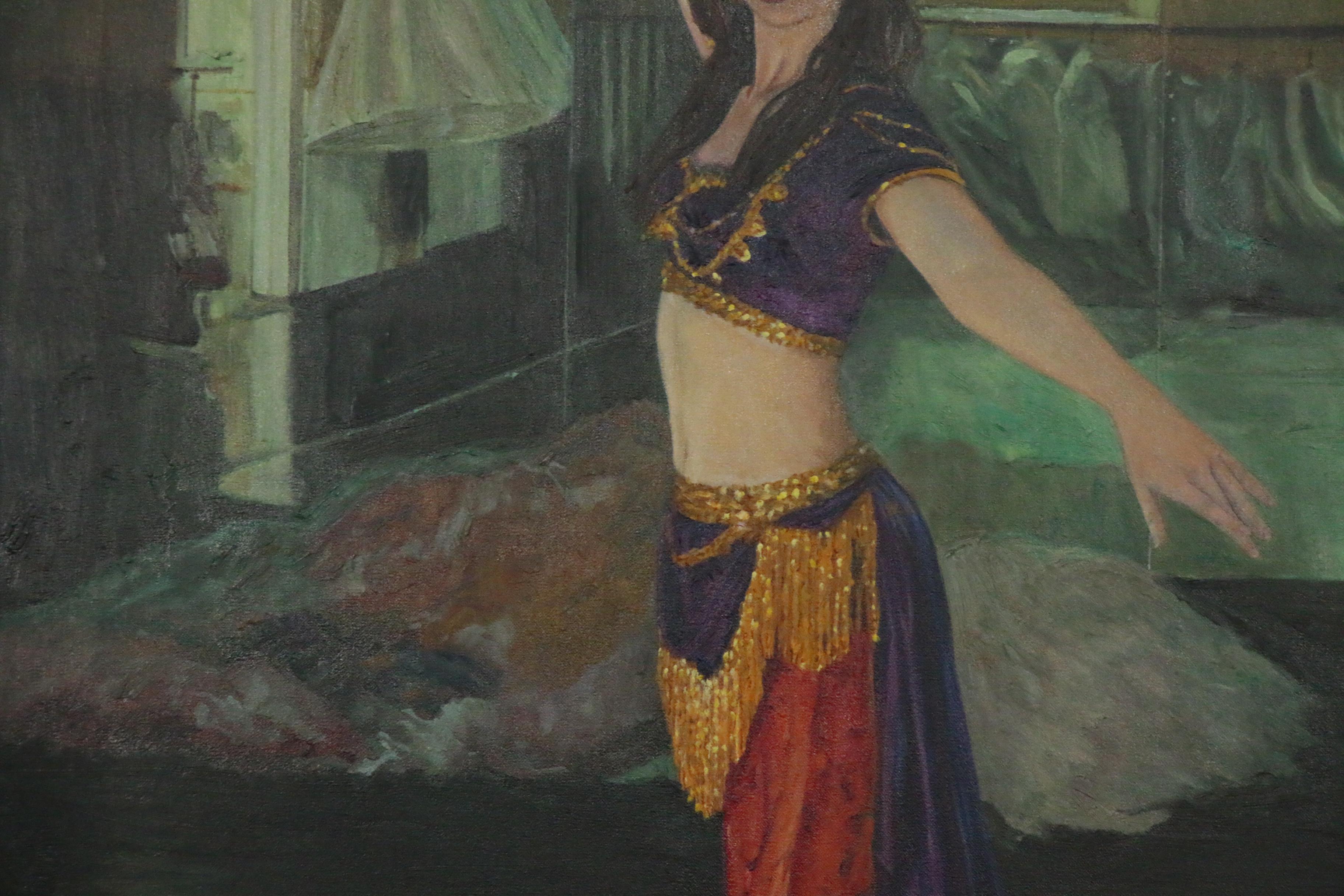 Benjamin Fortunado Marcune Oil Painting of Dancer, 21st Century | EBTH