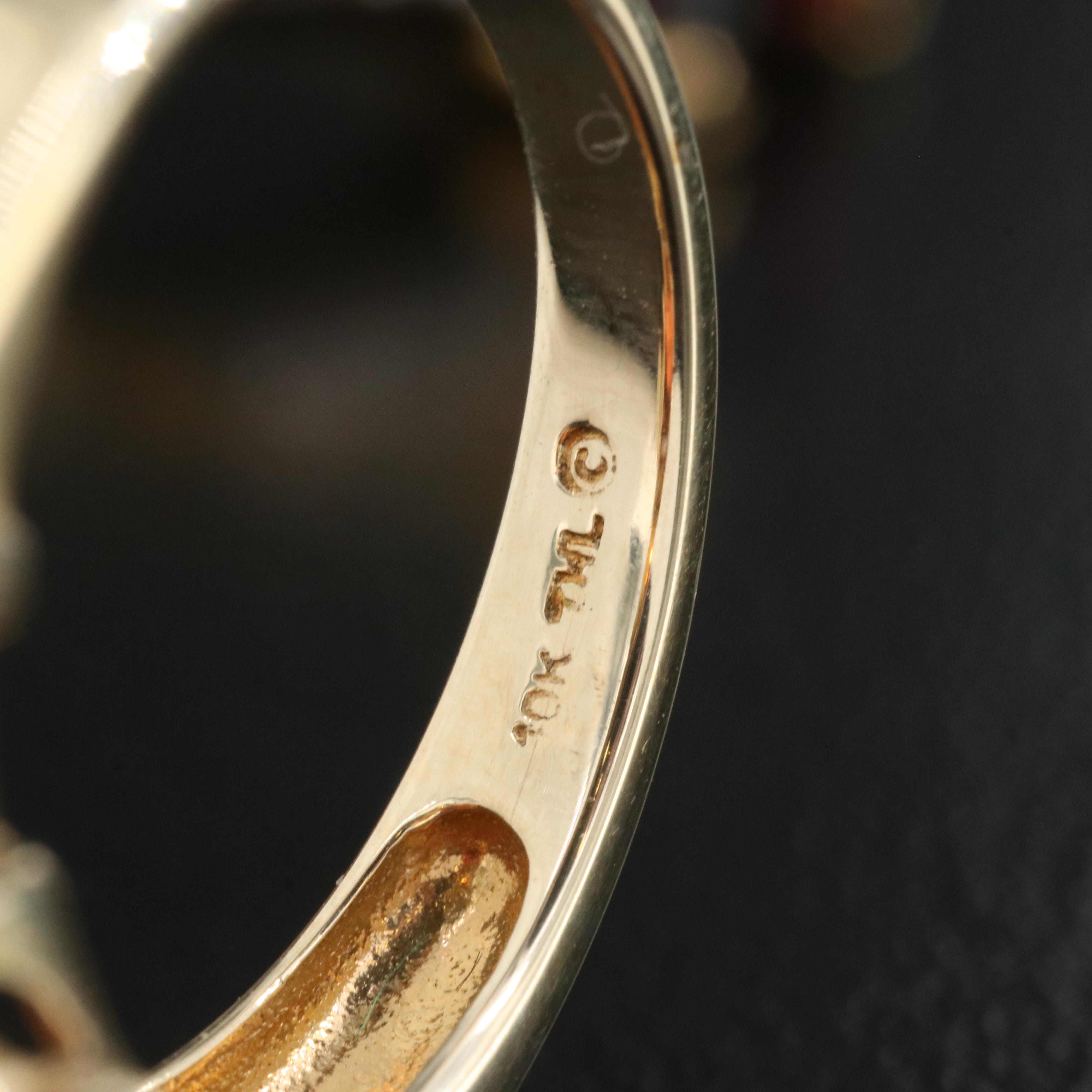 10K Rings Including Sapphire, Garnet, Jadeite and Diamond | EBTH