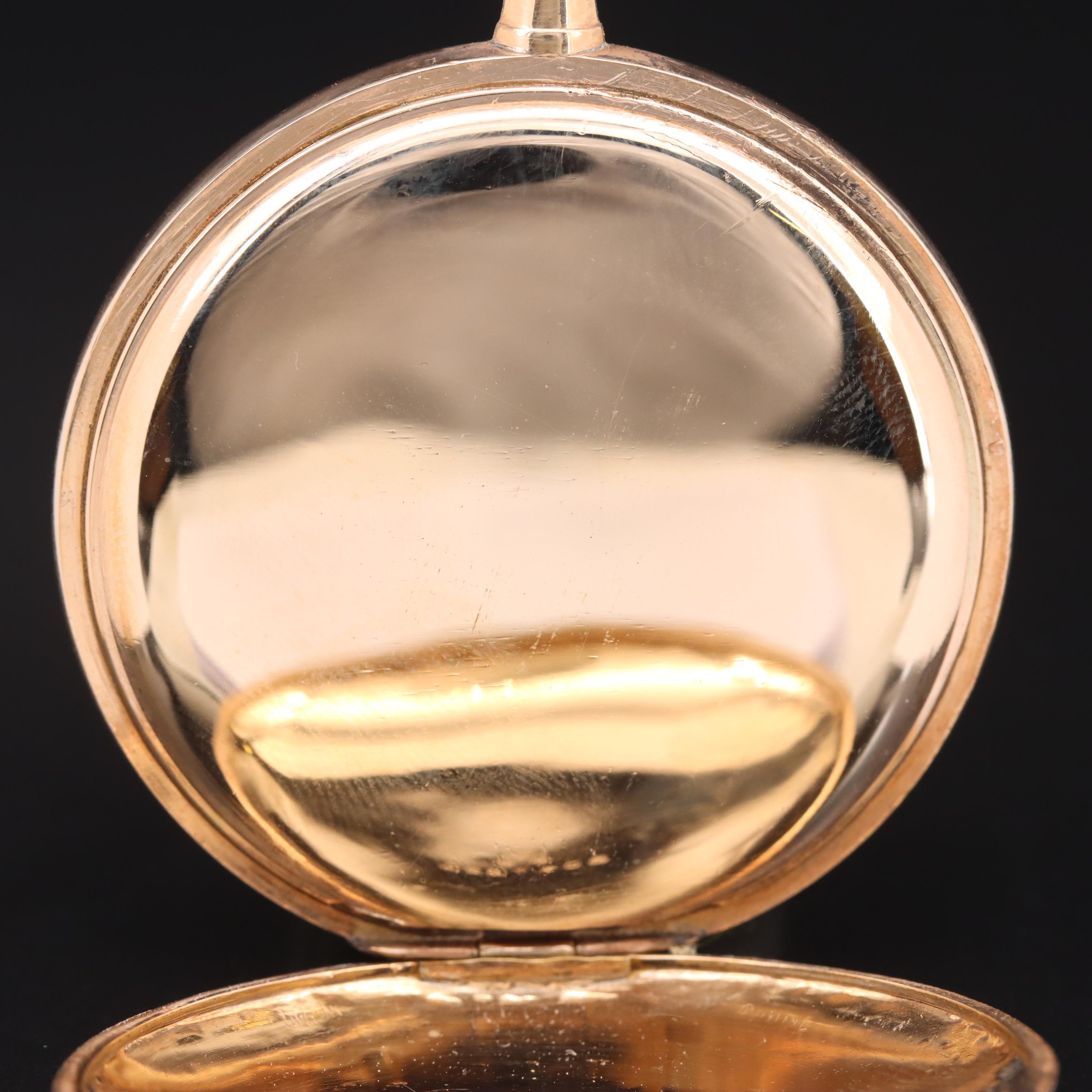 1903 Elgin Hunting Case Gold-Filled Pocket Watch | EBTH