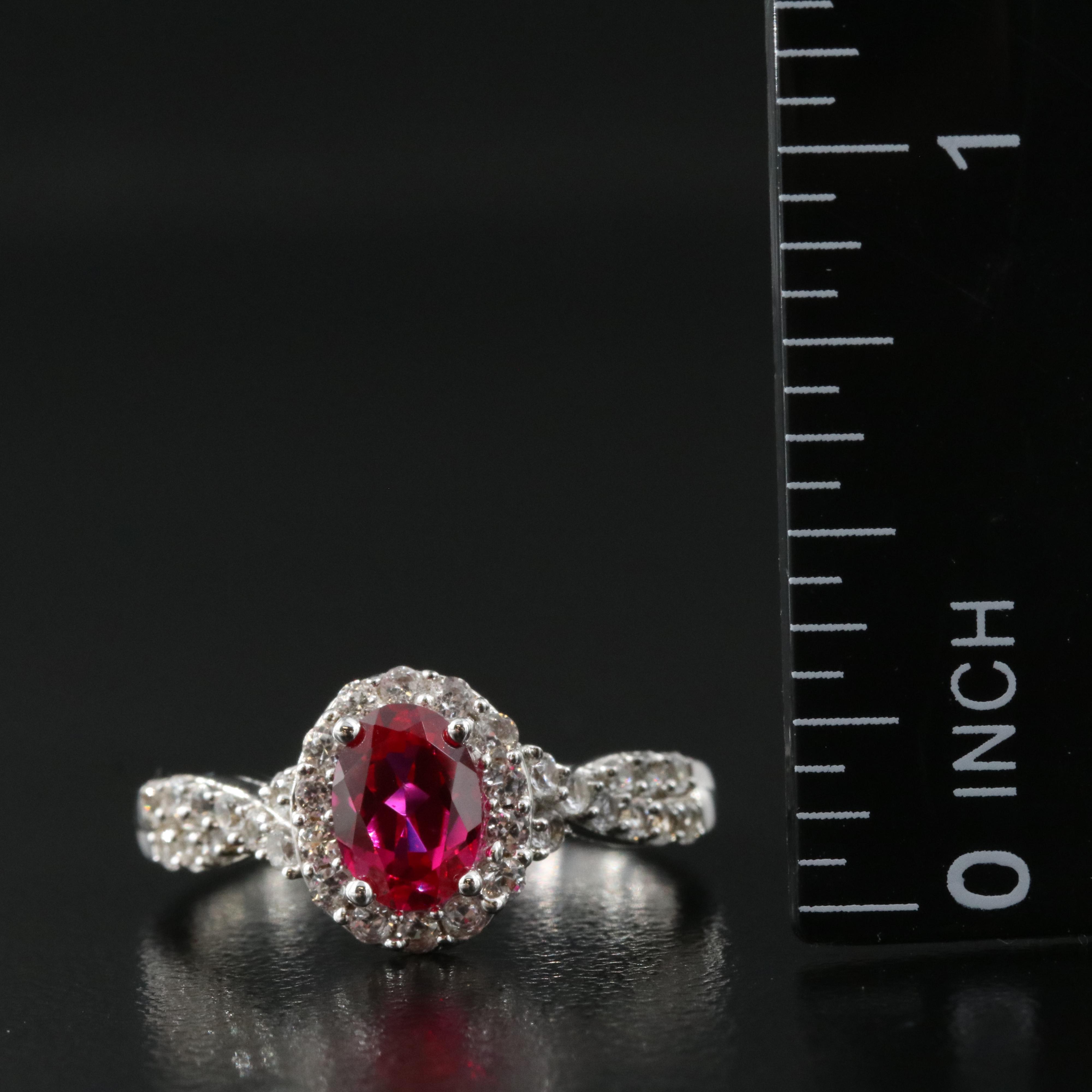 Sterling Ruby and Sapphire Ring | EBTH