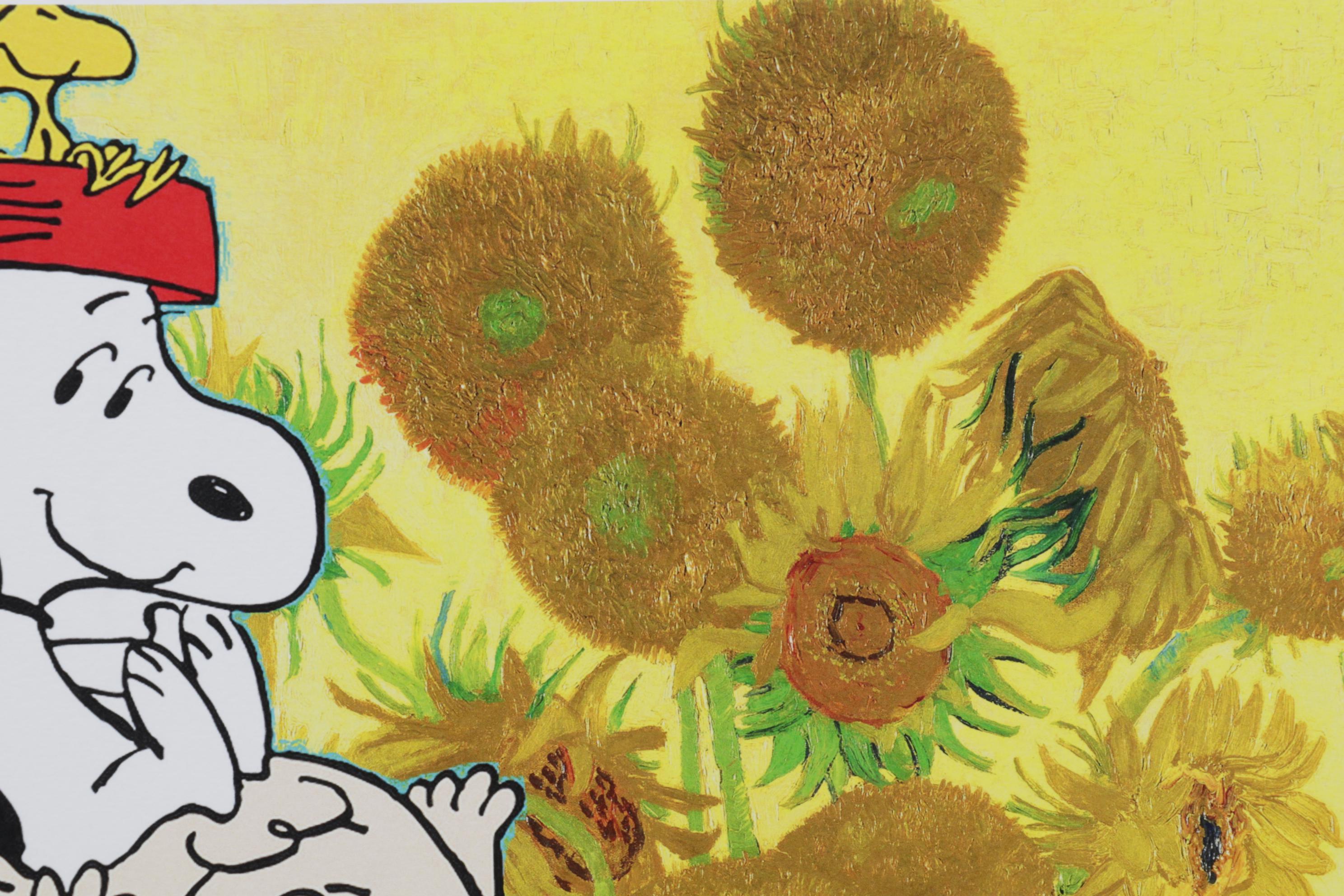 Death NYC Digital Pop Art Print "Peanuts / Van Gogh," 2022 | EBTH