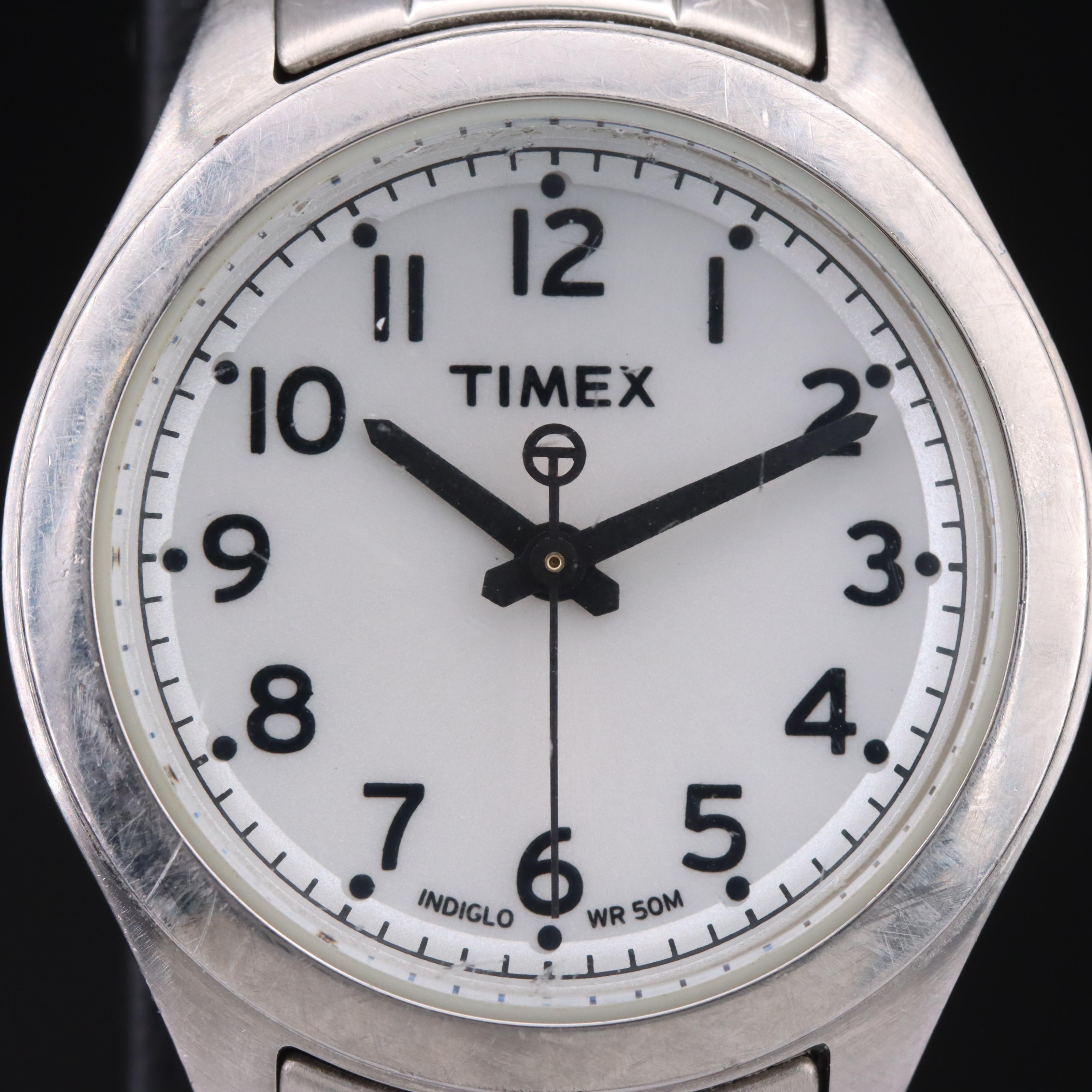 Timex Indiglo Stainless Steel Quartz Wristwatch | EBTH