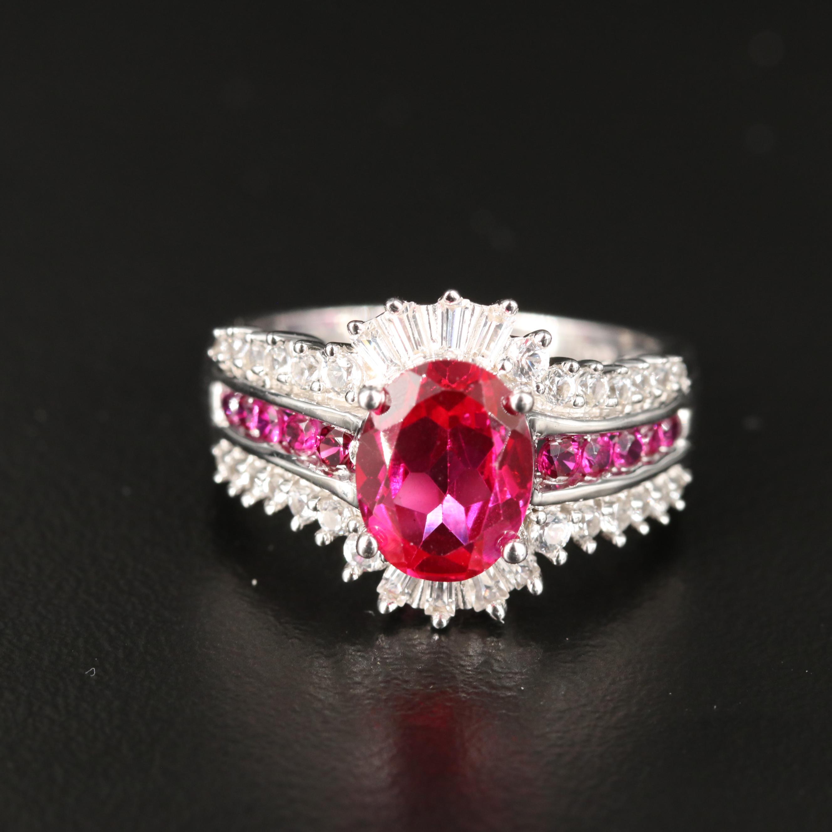 10K Yellow Gold Claddagh Ruby Ring | EBTH