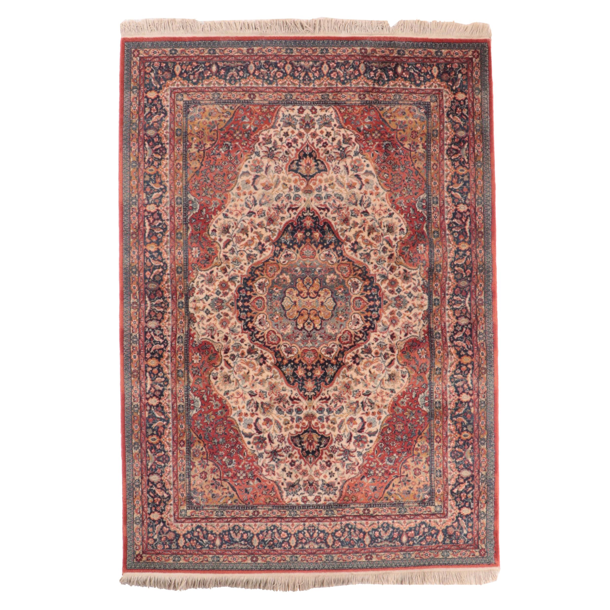 Unique and Unusual Silk Tabatabai Area Rug | EBTH