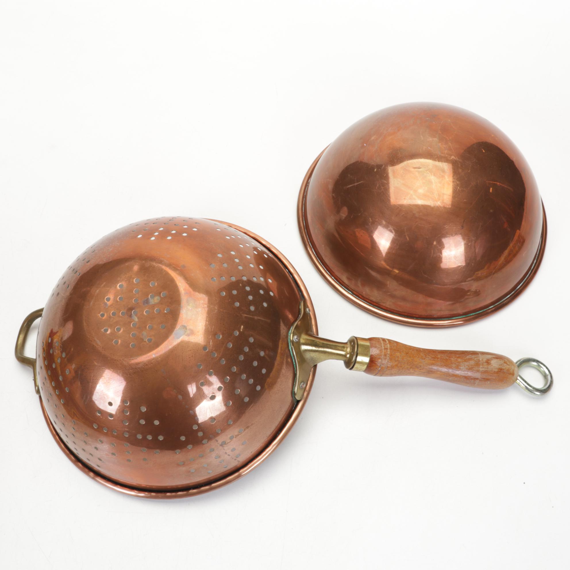 Cop*R*Chef Fish Saute Pan with Other Copper Cookware & Williams-Sonoma ...