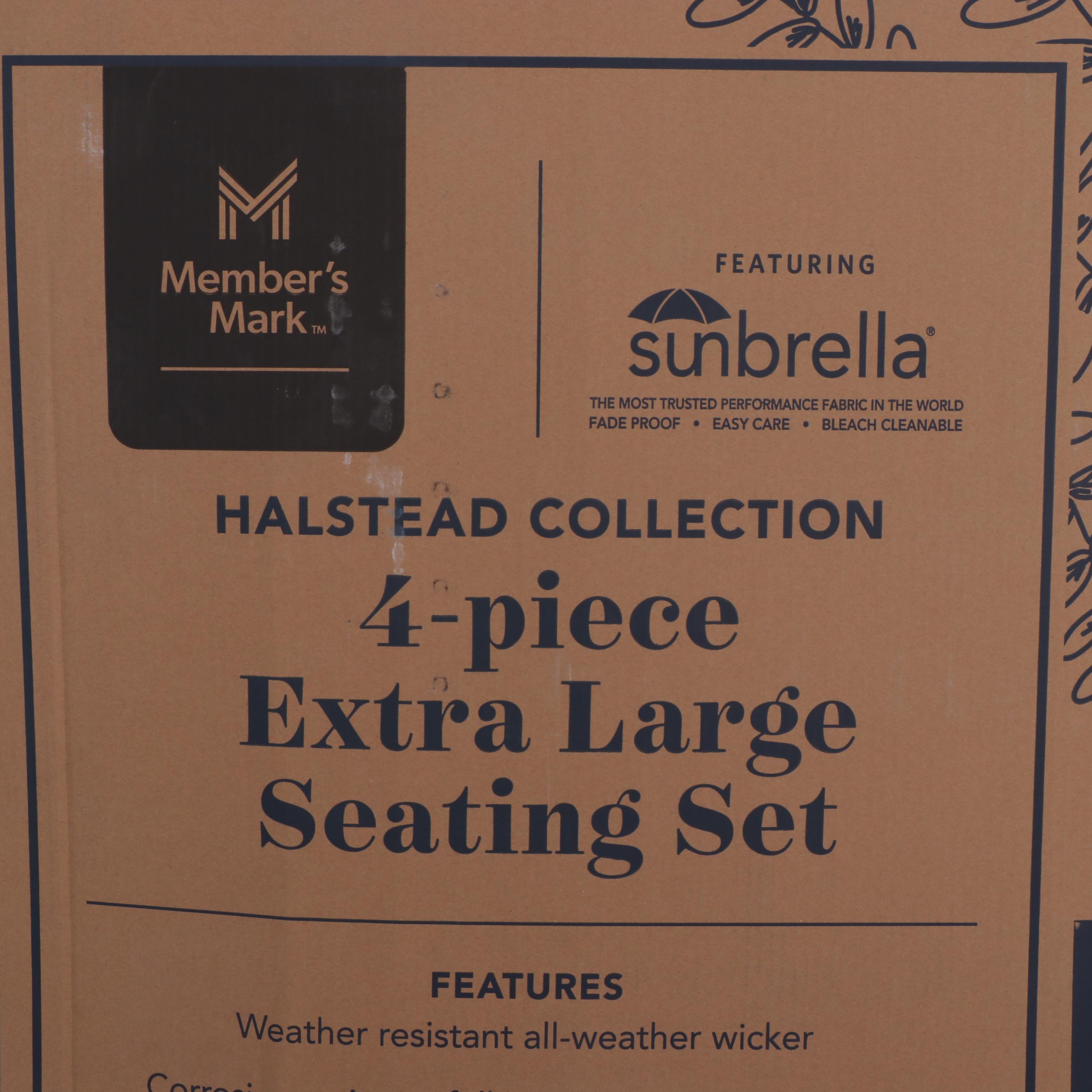 Member's Mark Halstead 4-Piece Seating Set | EBTH