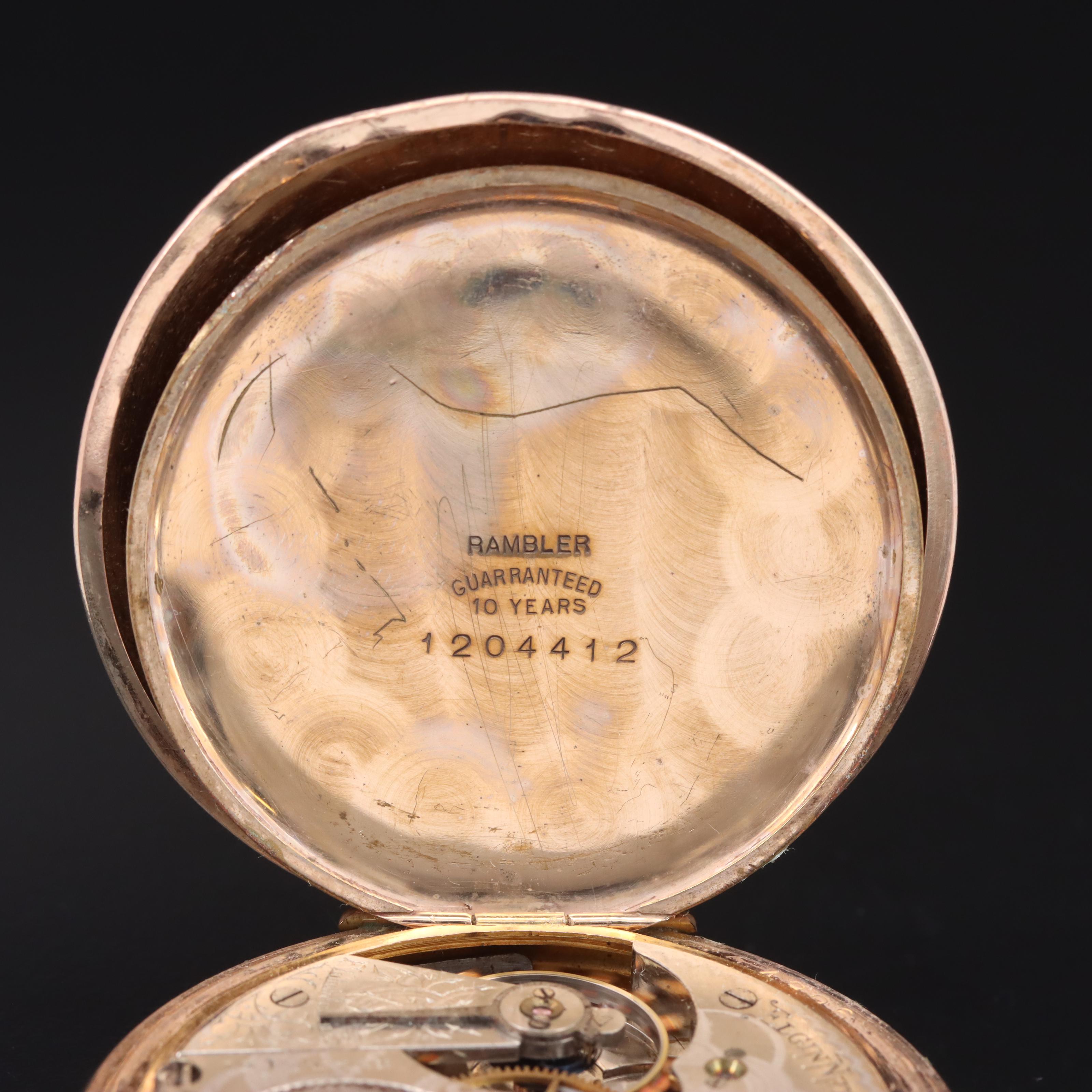 1905 Elgin Gold-Filled Hunting Case Pocket Watch | EBTH