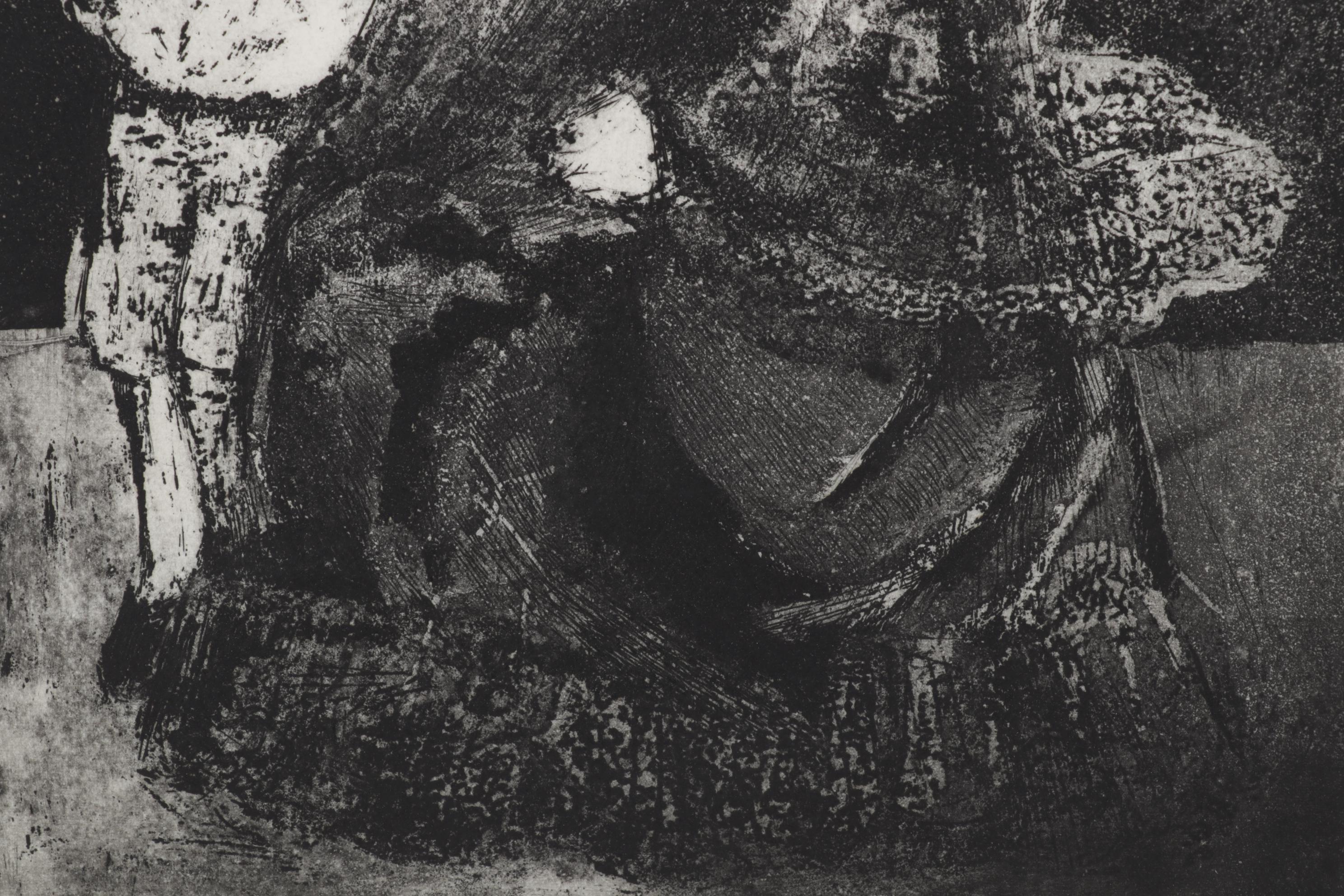 Sidney Chafetz Etching "Vicky and Eddy," 1970 | EBTH