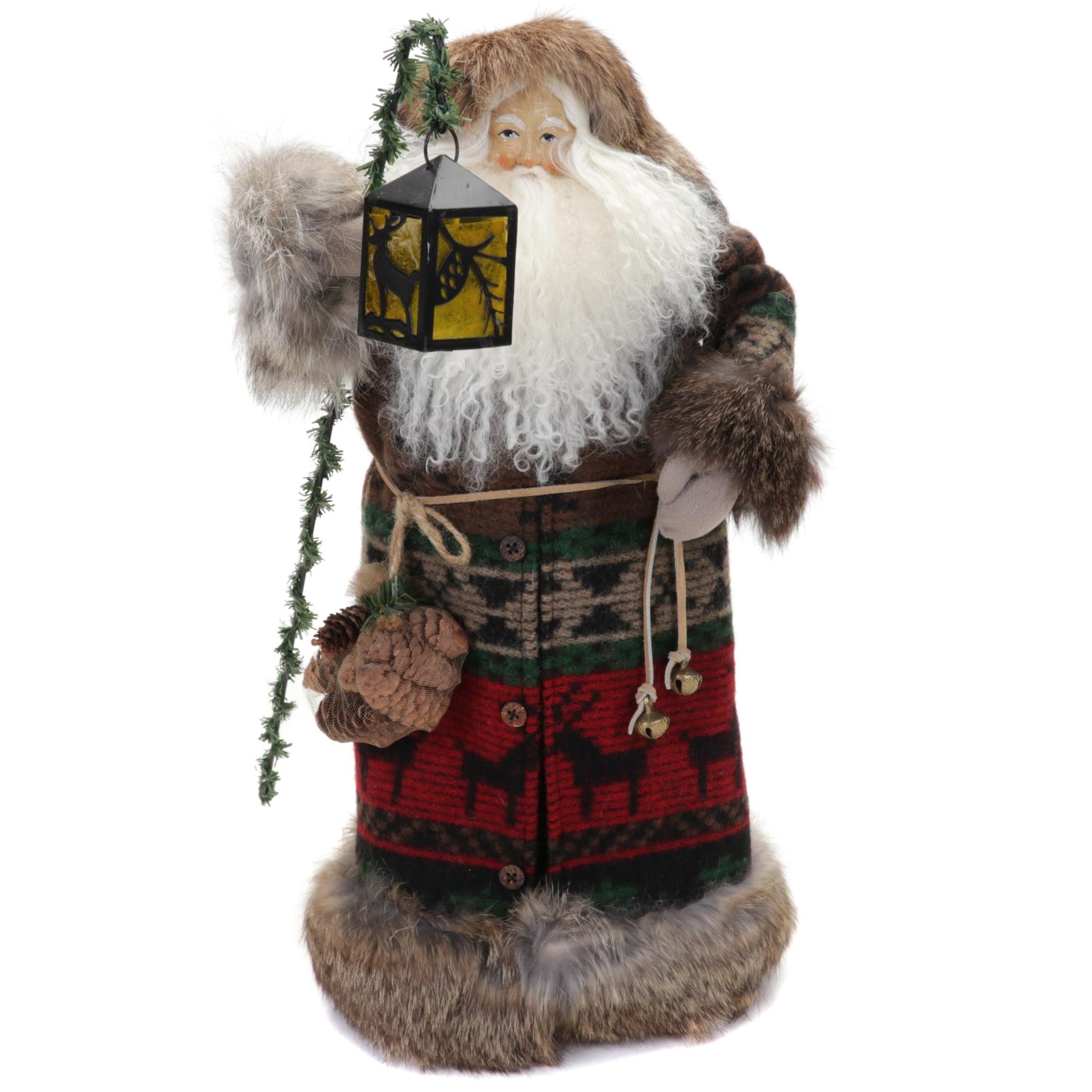 Lynn Haney Collection "Forest Friends" Santa Figurine, 2001 | EBTH