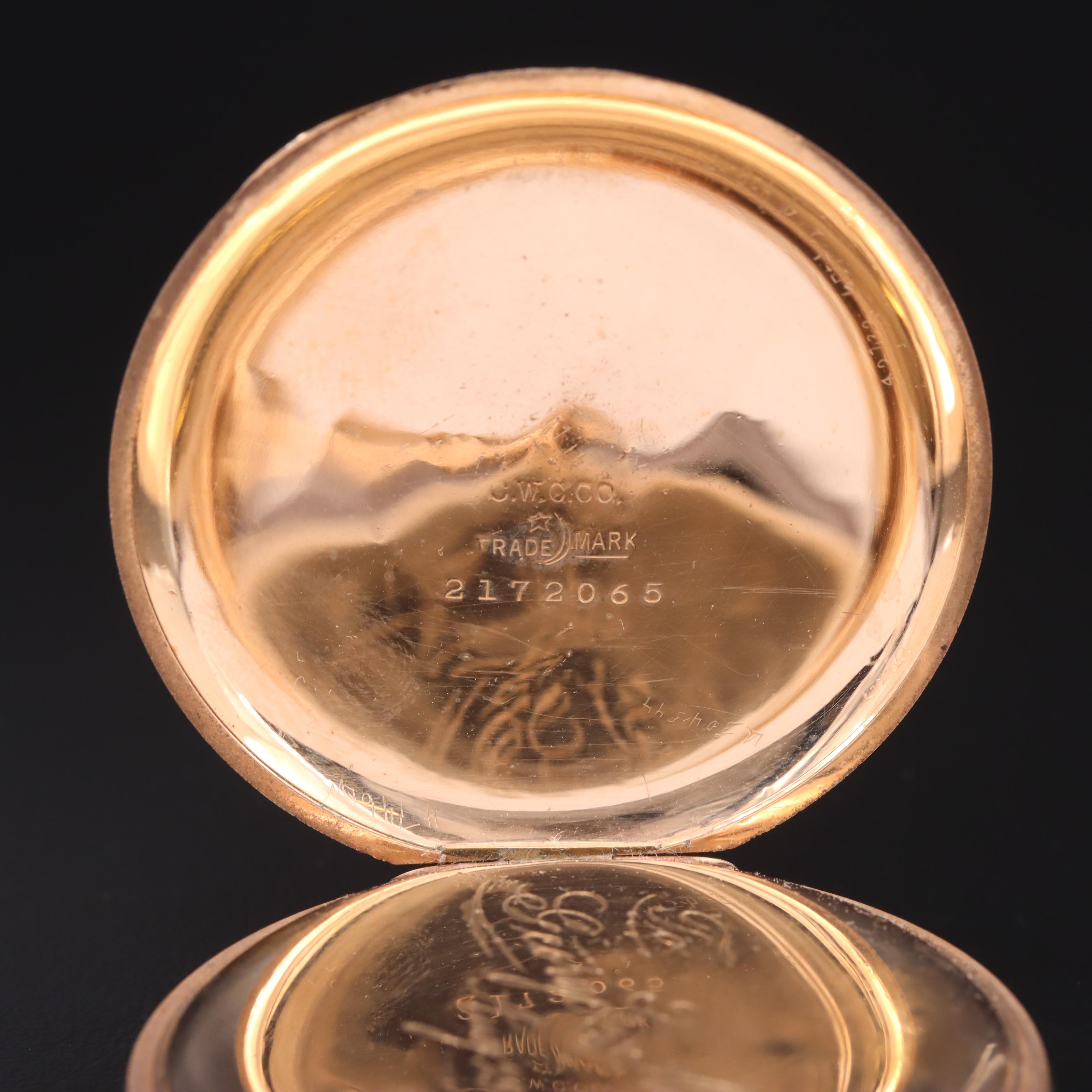 1905 Elgin Gold-Filled Hunting Case Pocket Watch | EBTH